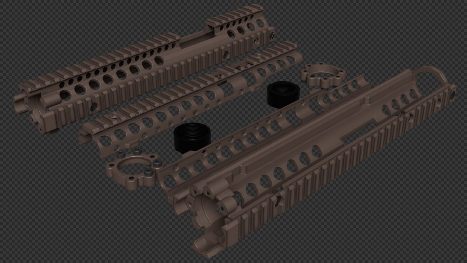 BayernMaik - [MWS] AR-15 DD RIS II FSP (Game-Ready|PBR)