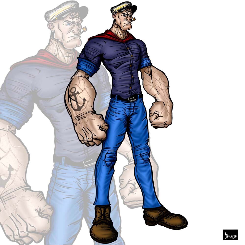 ArtStation - Popeye comics