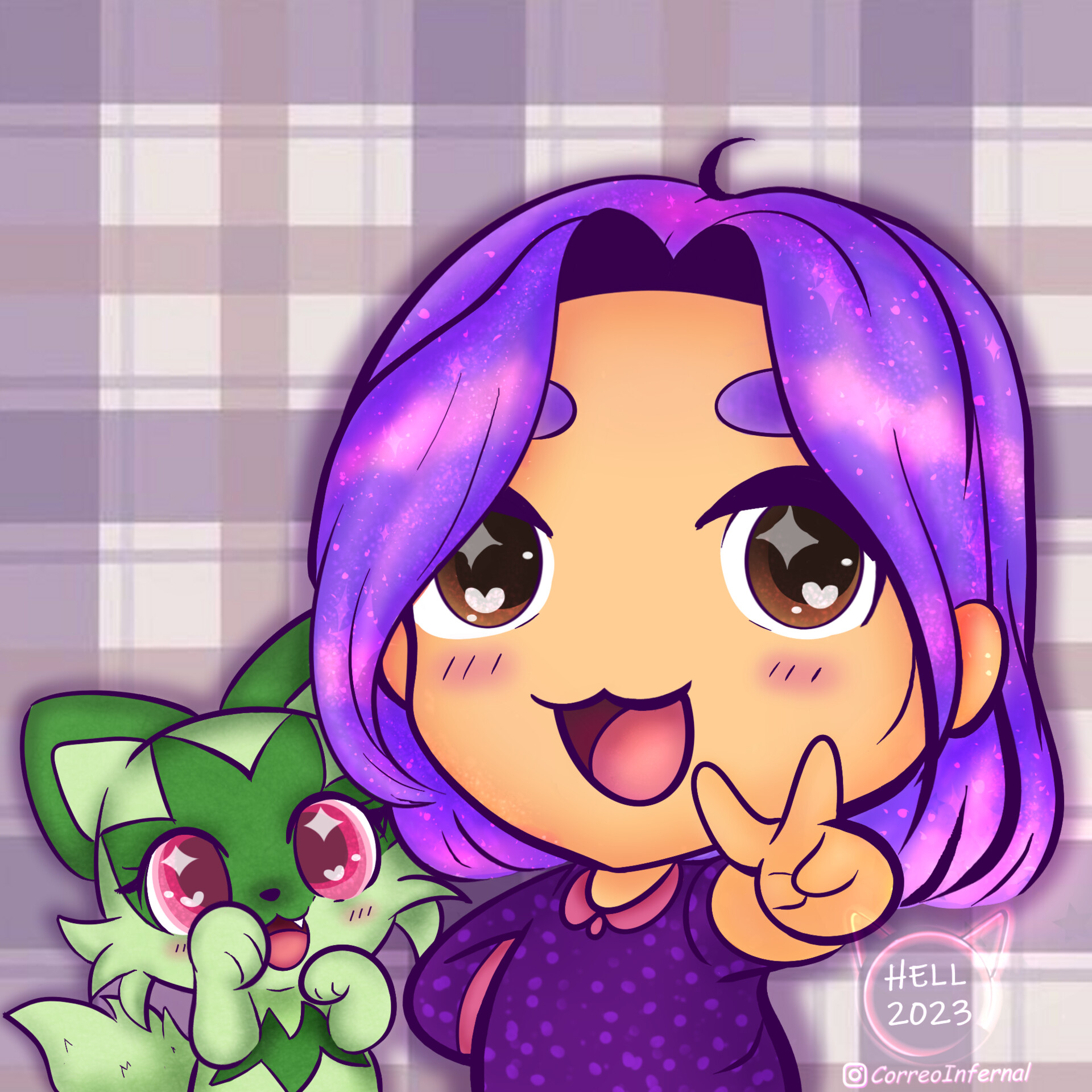 ArtStation - Chibi Pokemon Trainer Commision!