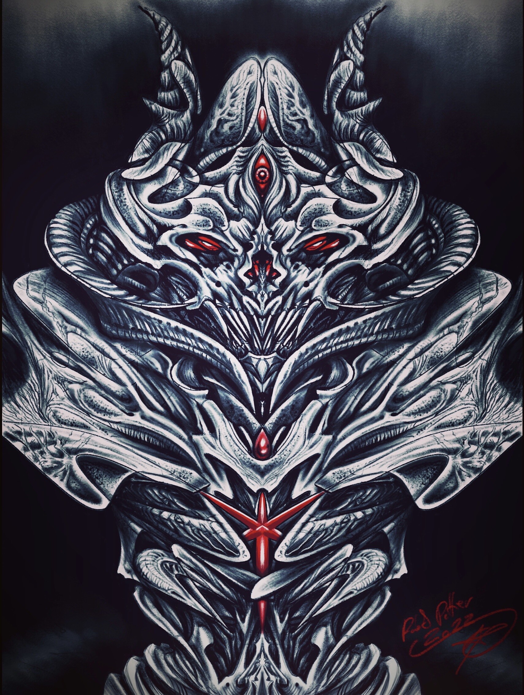 ArtStation - Drawing with iPad pro by Rozsdy 2023.02.02 Demon ...