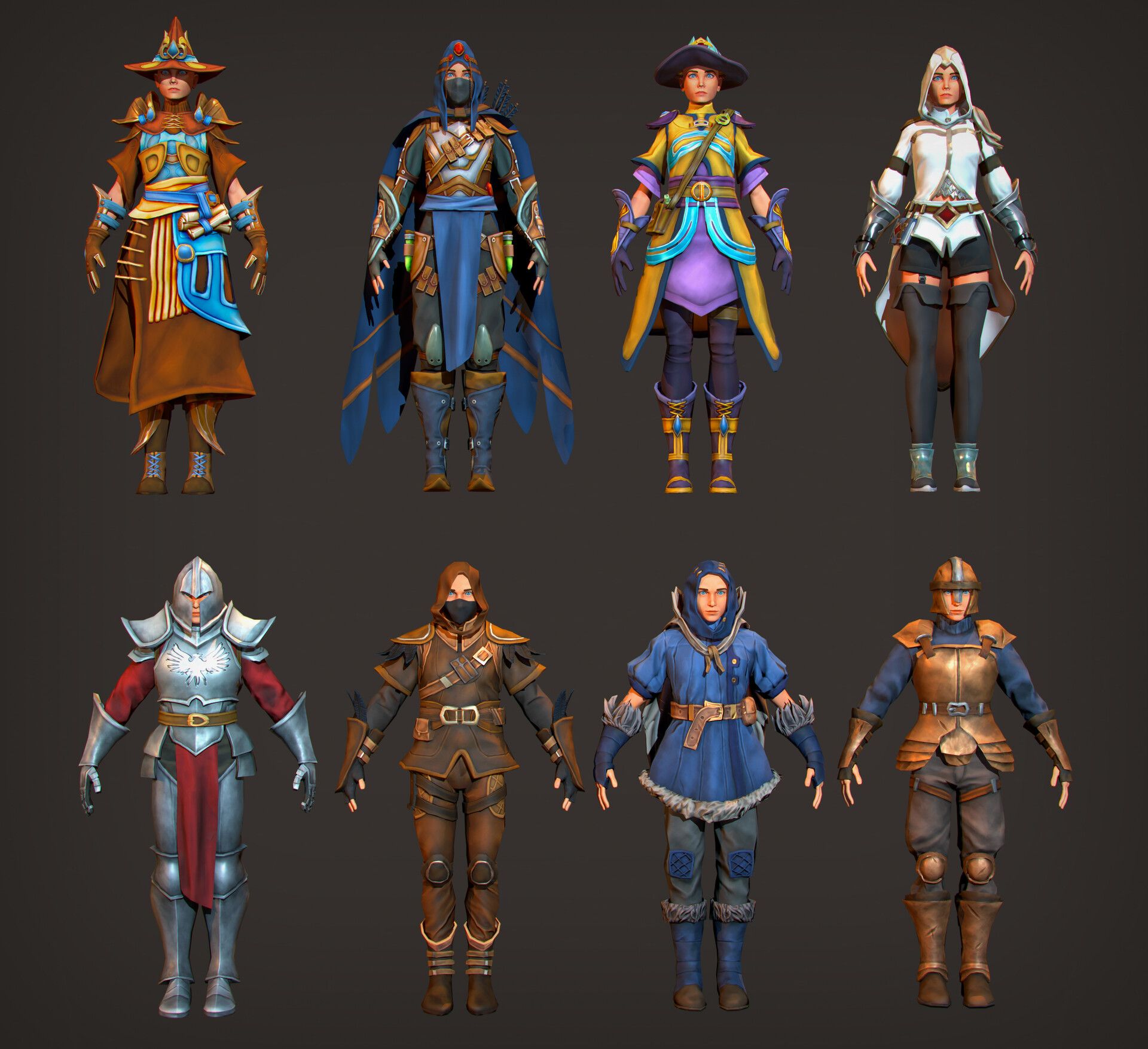 ArtStation - MMORPG characters