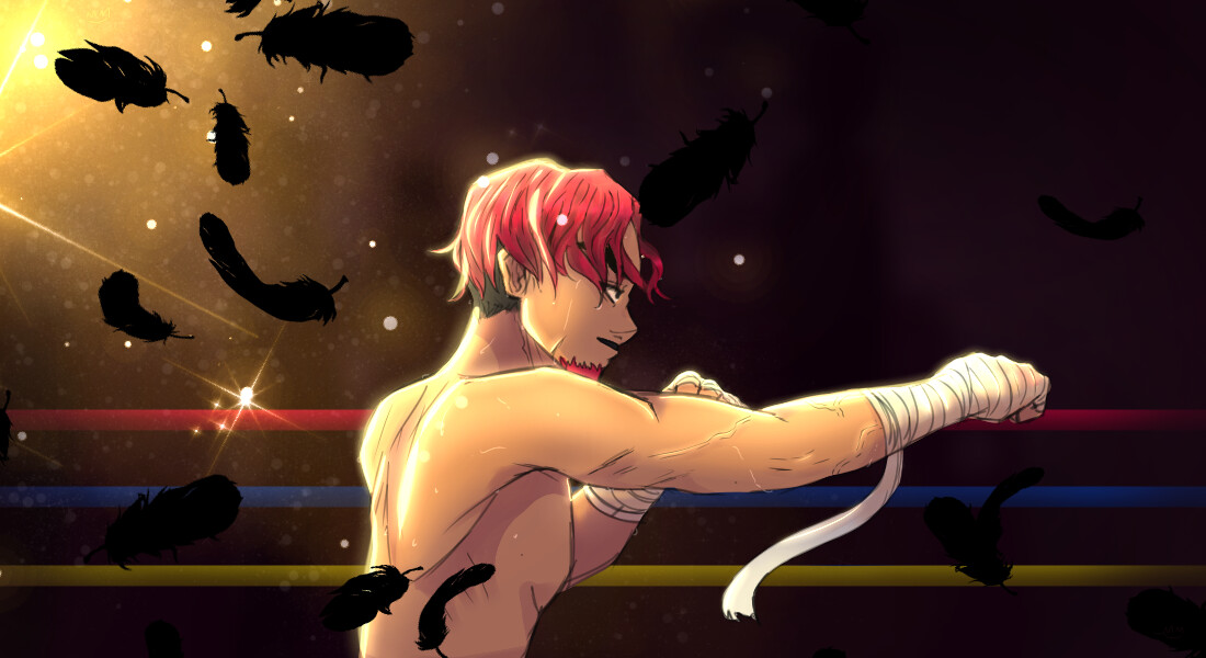 mystery mime - Art The Redhead Boxer