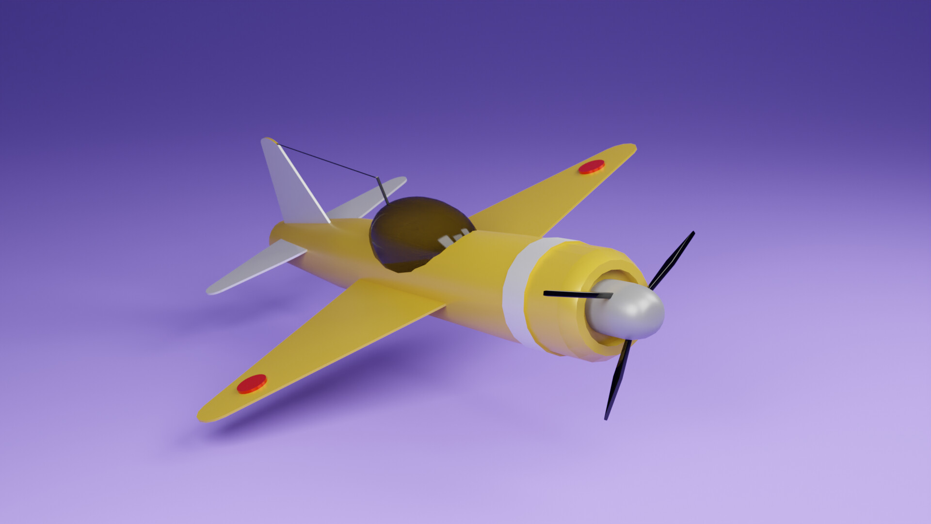 ArtStation - 3d aeroplane