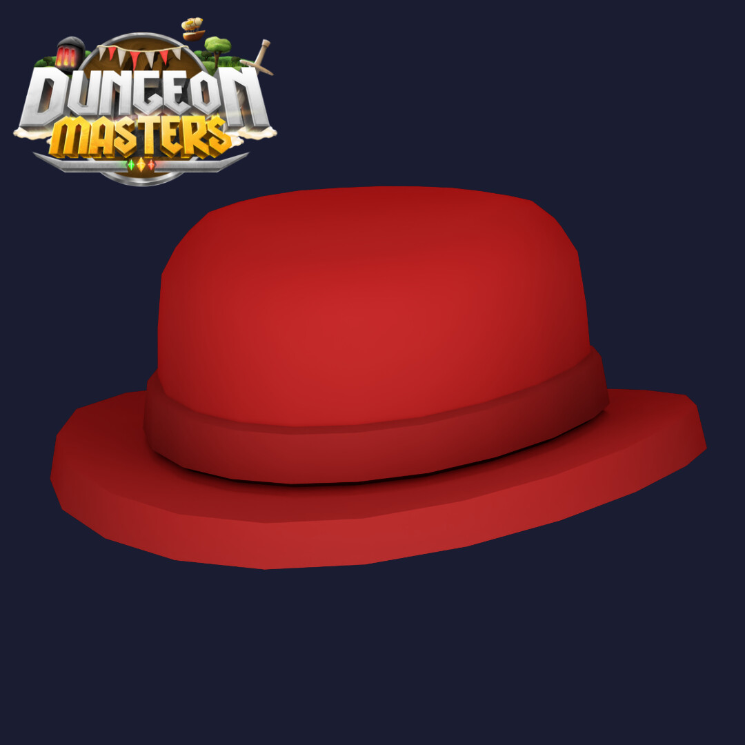 ArtStation - Red Bowler Hat