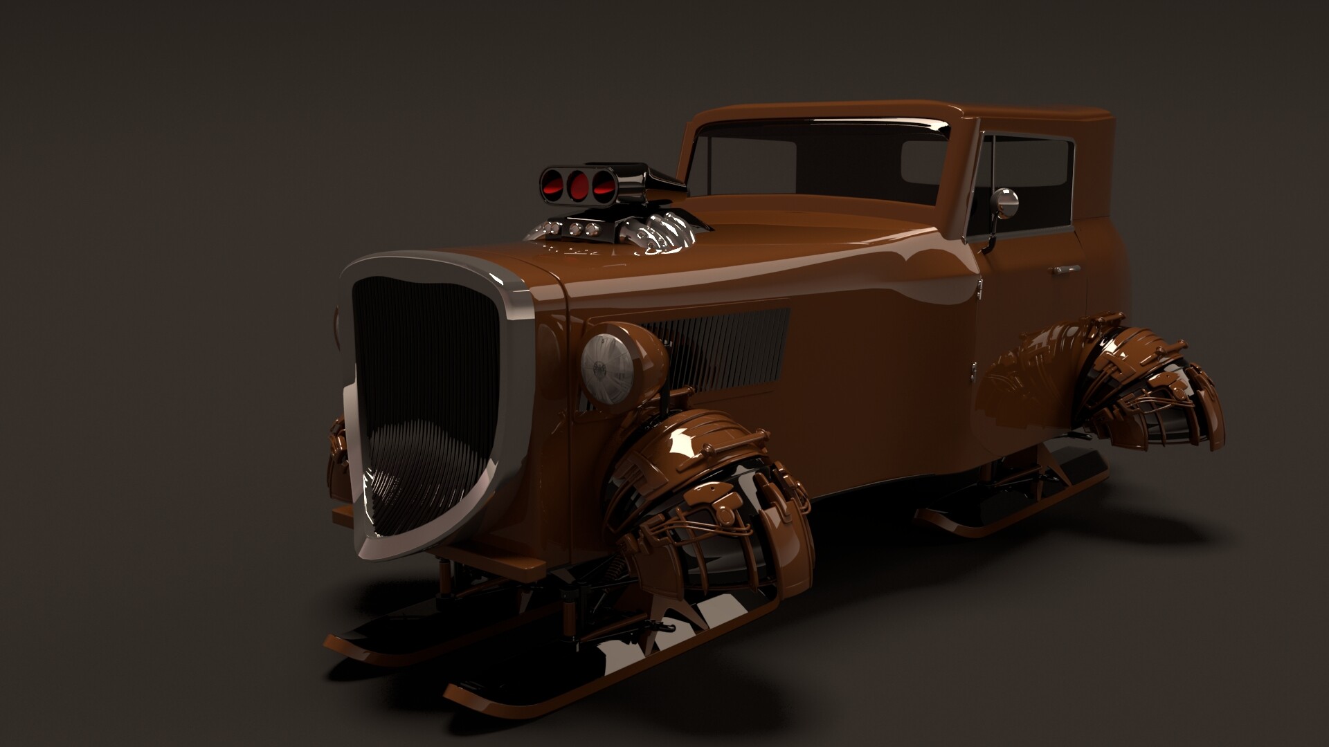 ArtStation - Cyberpunk 2077 Ford Roadster 3D concept