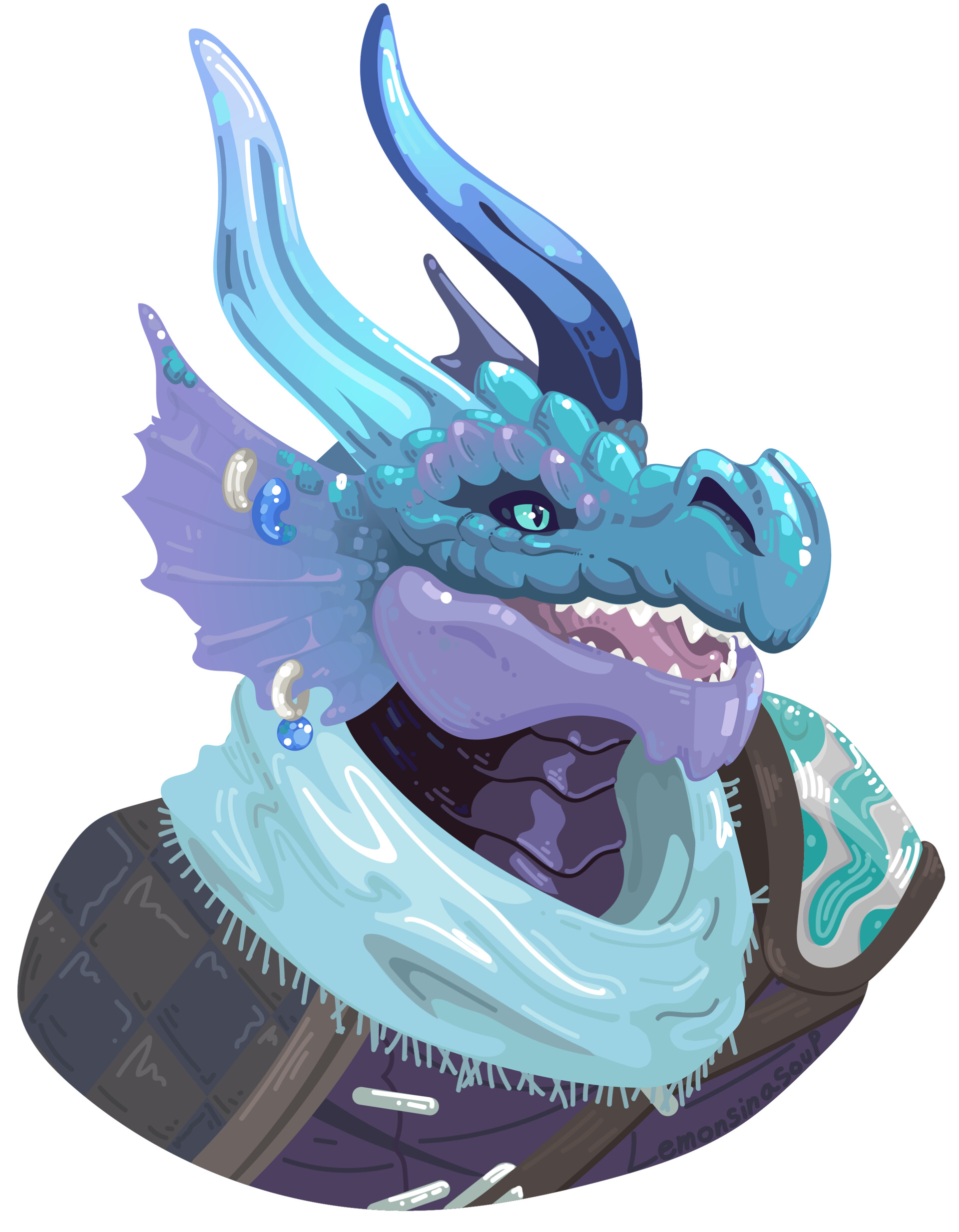 ArtStation - Dragonborn Vector Headshot