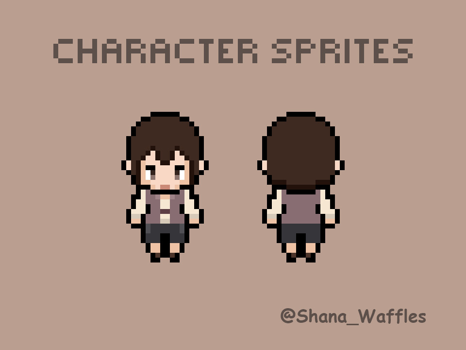 ArtStation - Male Villager Sprite Sheet