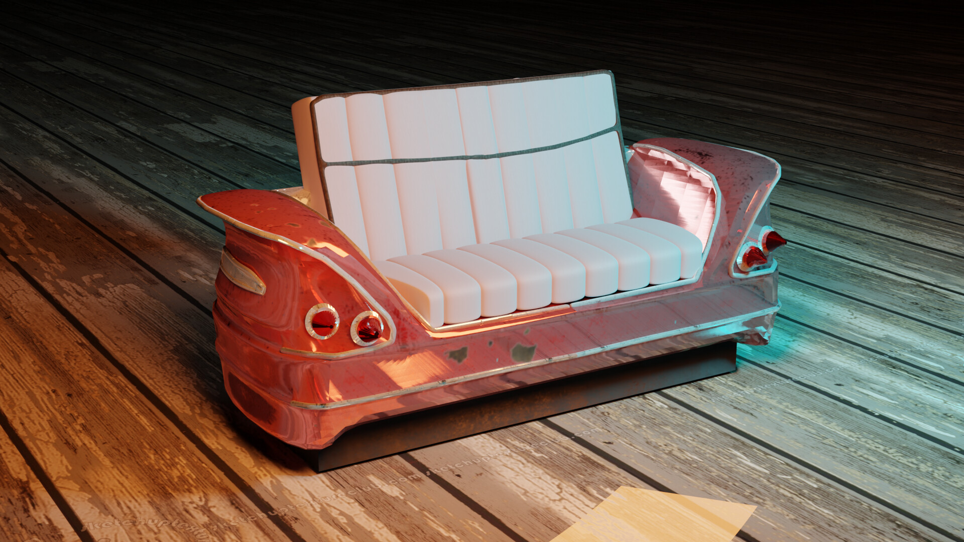 ArtStation - Sofa Vehicle Built up