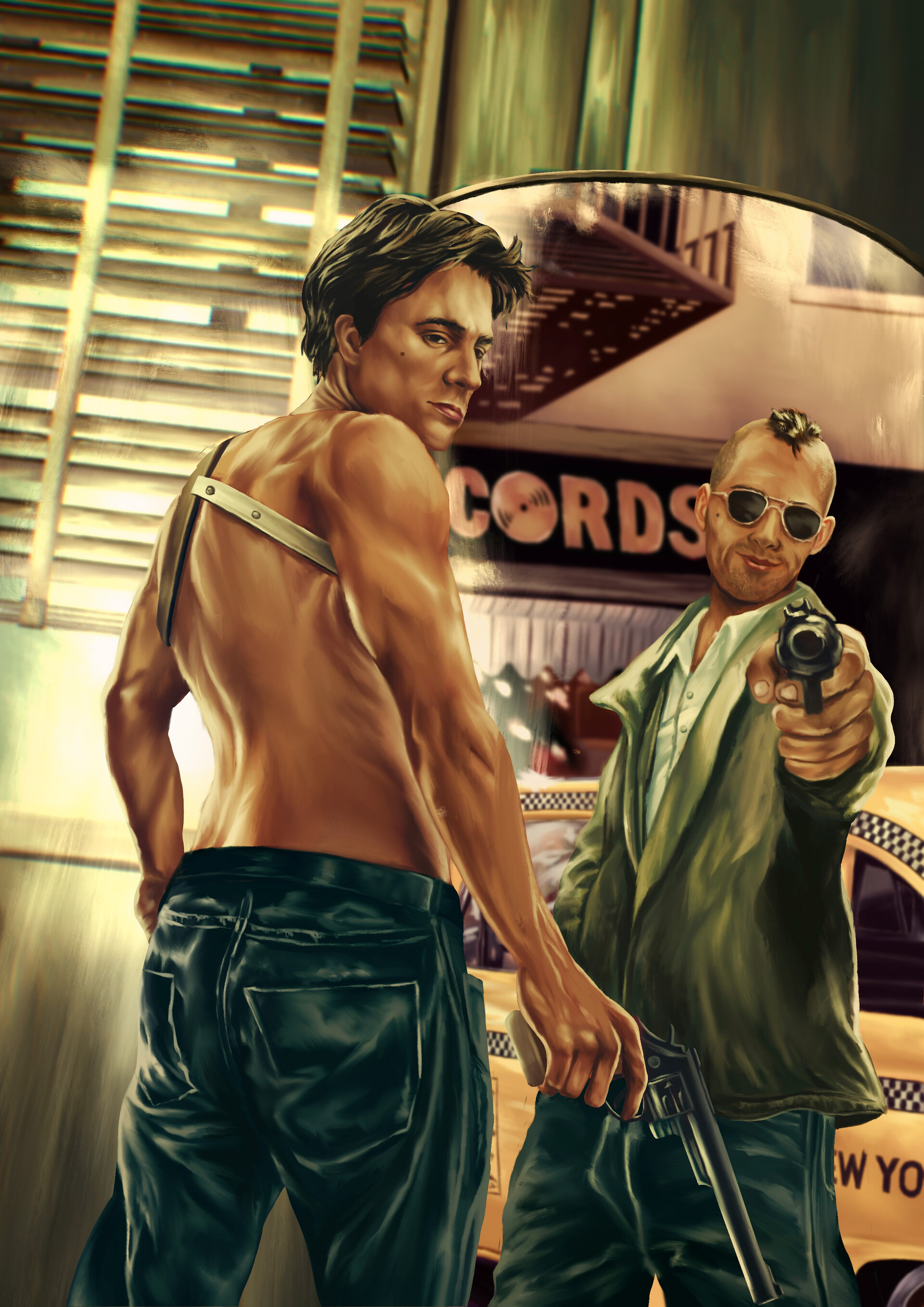 travis bickle artwork