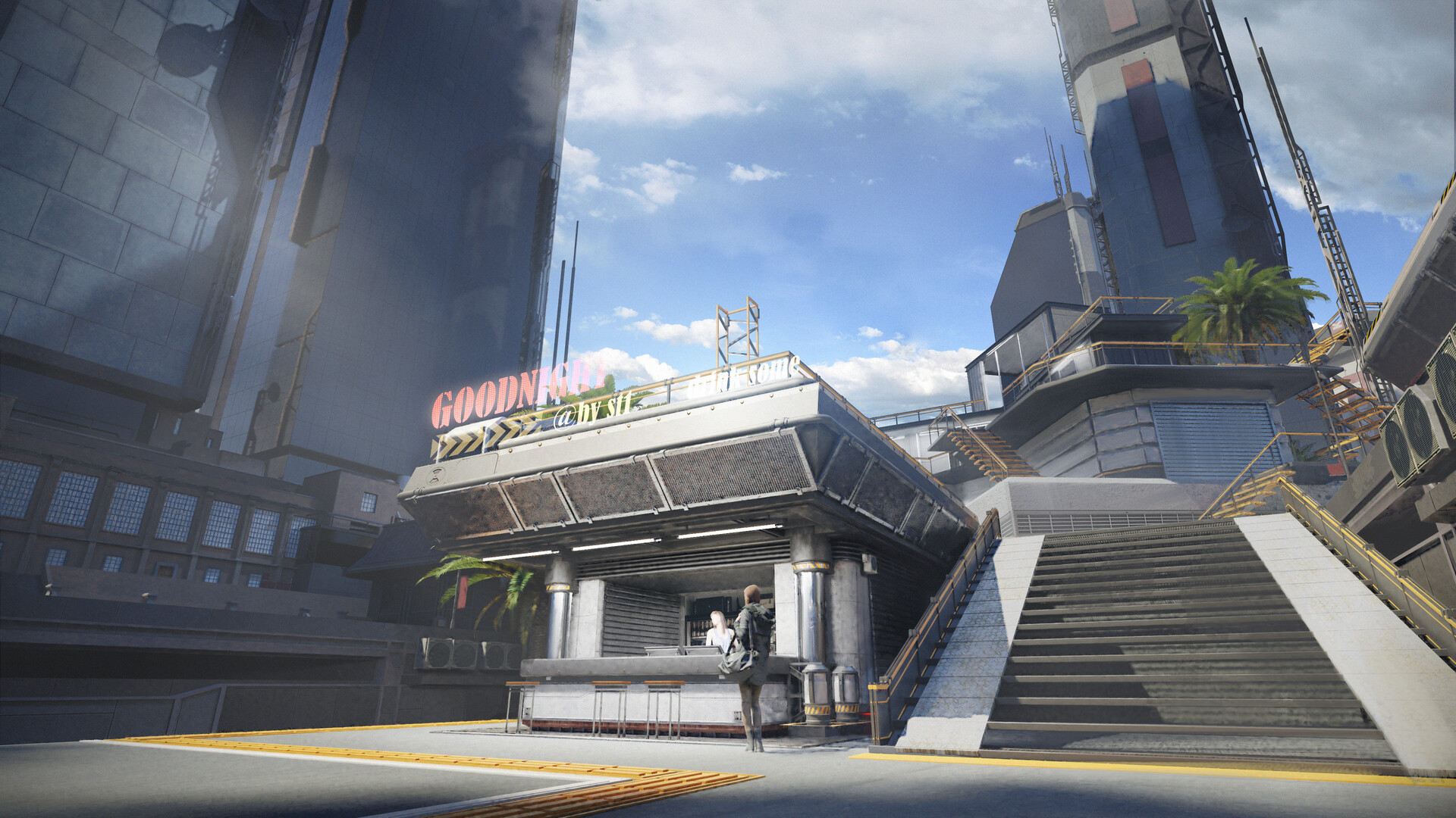 ArtStation - Good night Bar