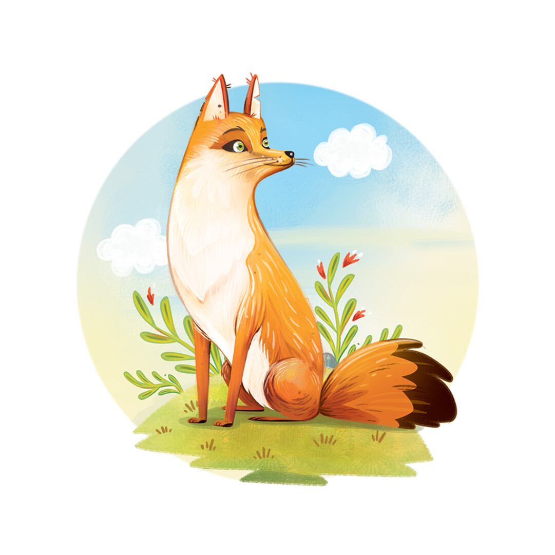 ArtStation - the persian fox