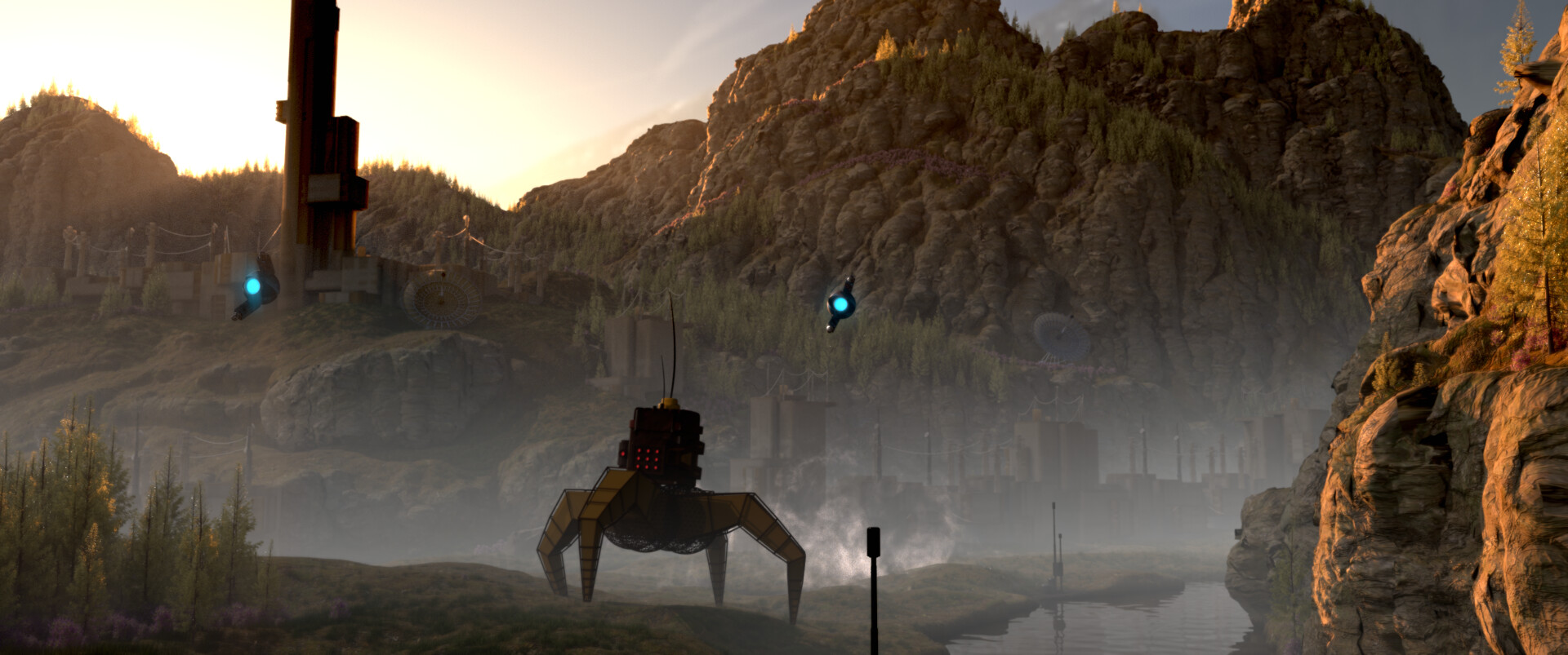 Ben Johnstone - Cinematic Establishing Shot In Houdini