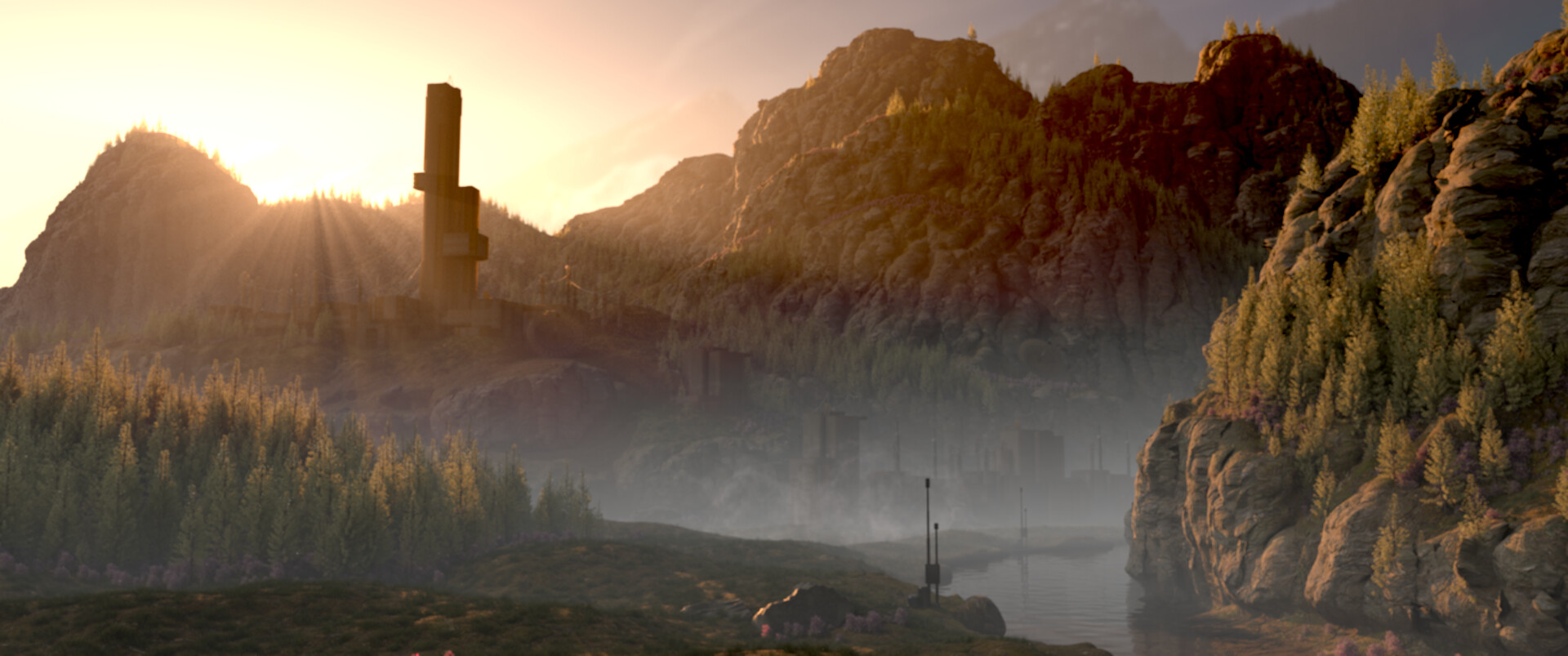 Ben Johnstone - Cinematic Establishing Shot In Houdini