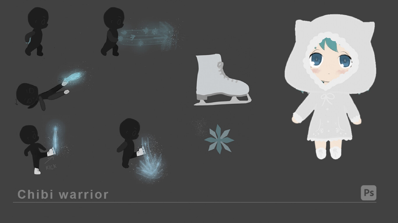 ArtStation - Chibi Warrior