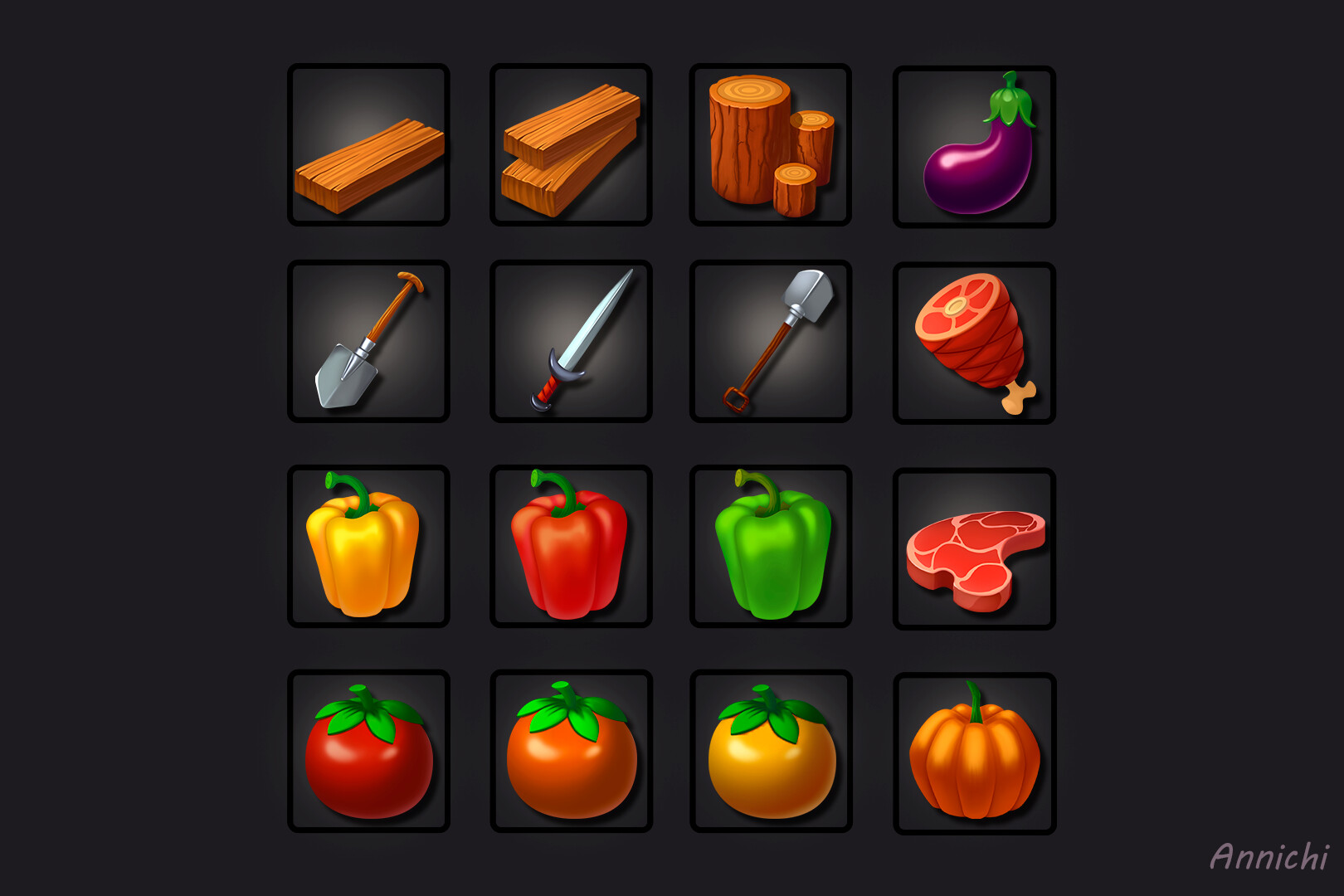 ArtStation - Farming icons set