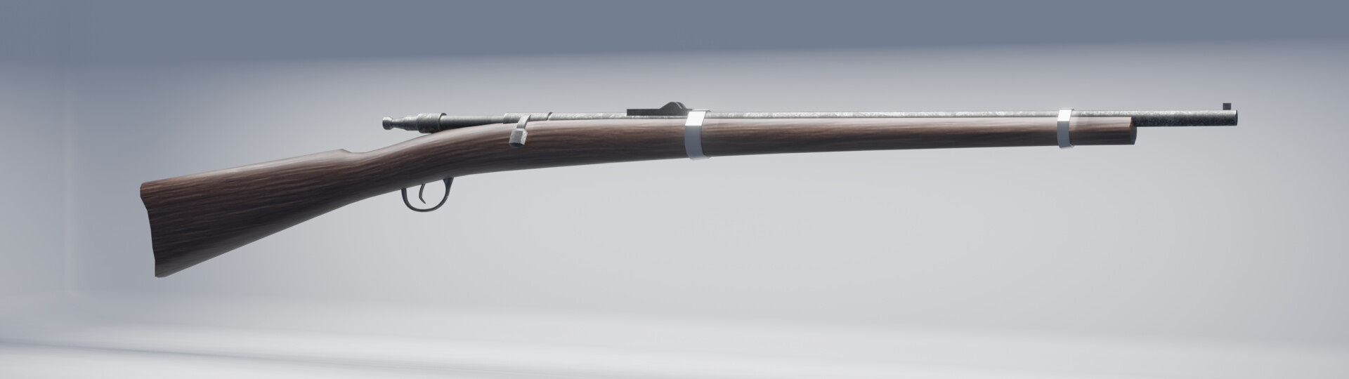 ArtStation - Low Poly Rifle