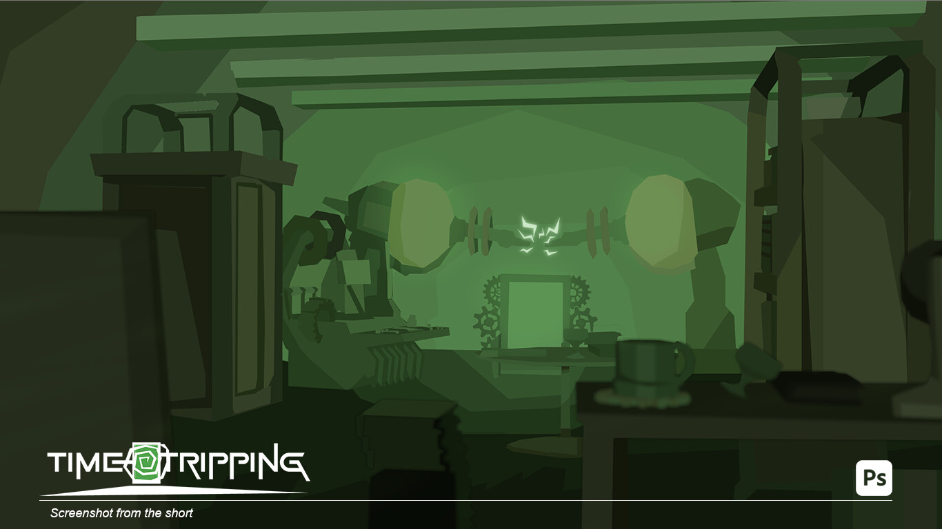 ArtStation - Time Tripping Evil Lab