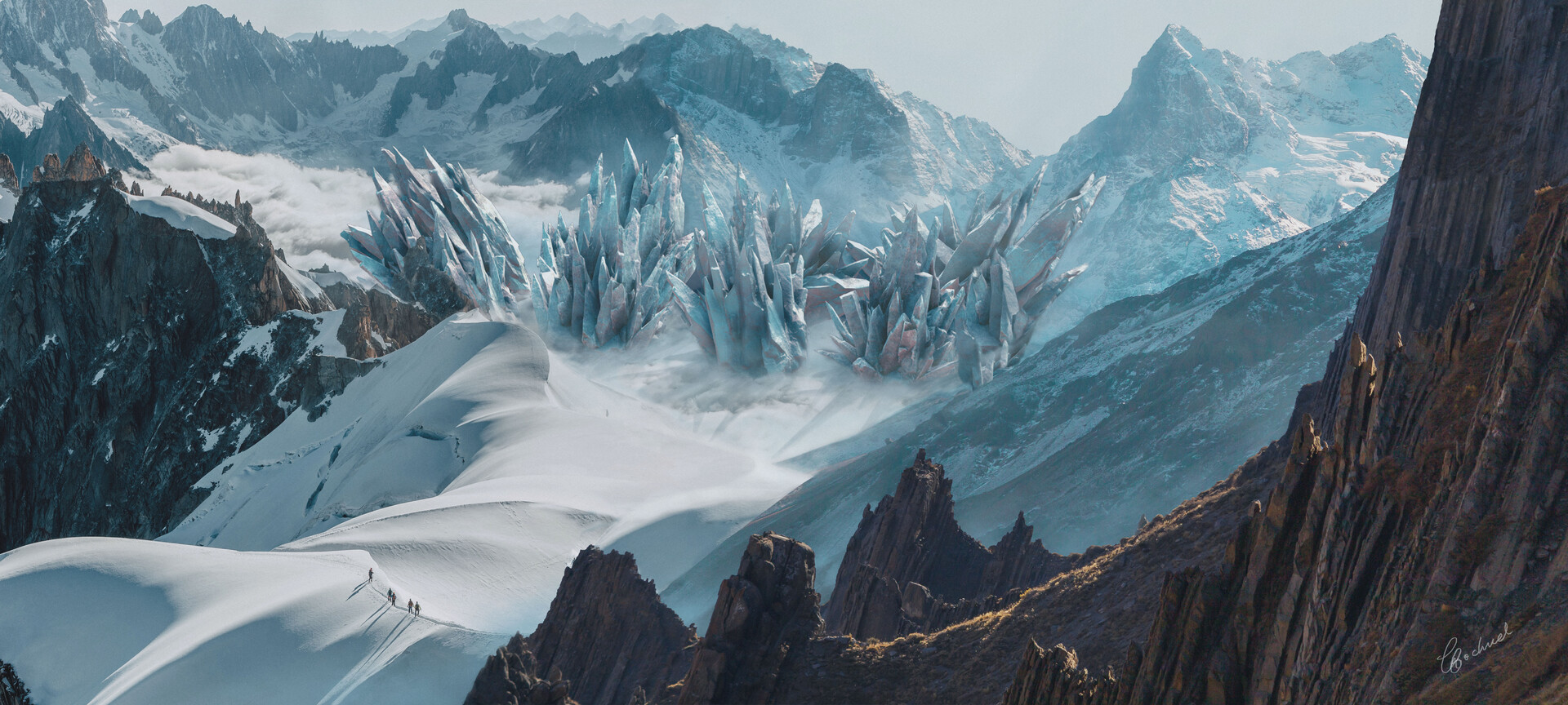 ArtStation - Alpine strange rocks