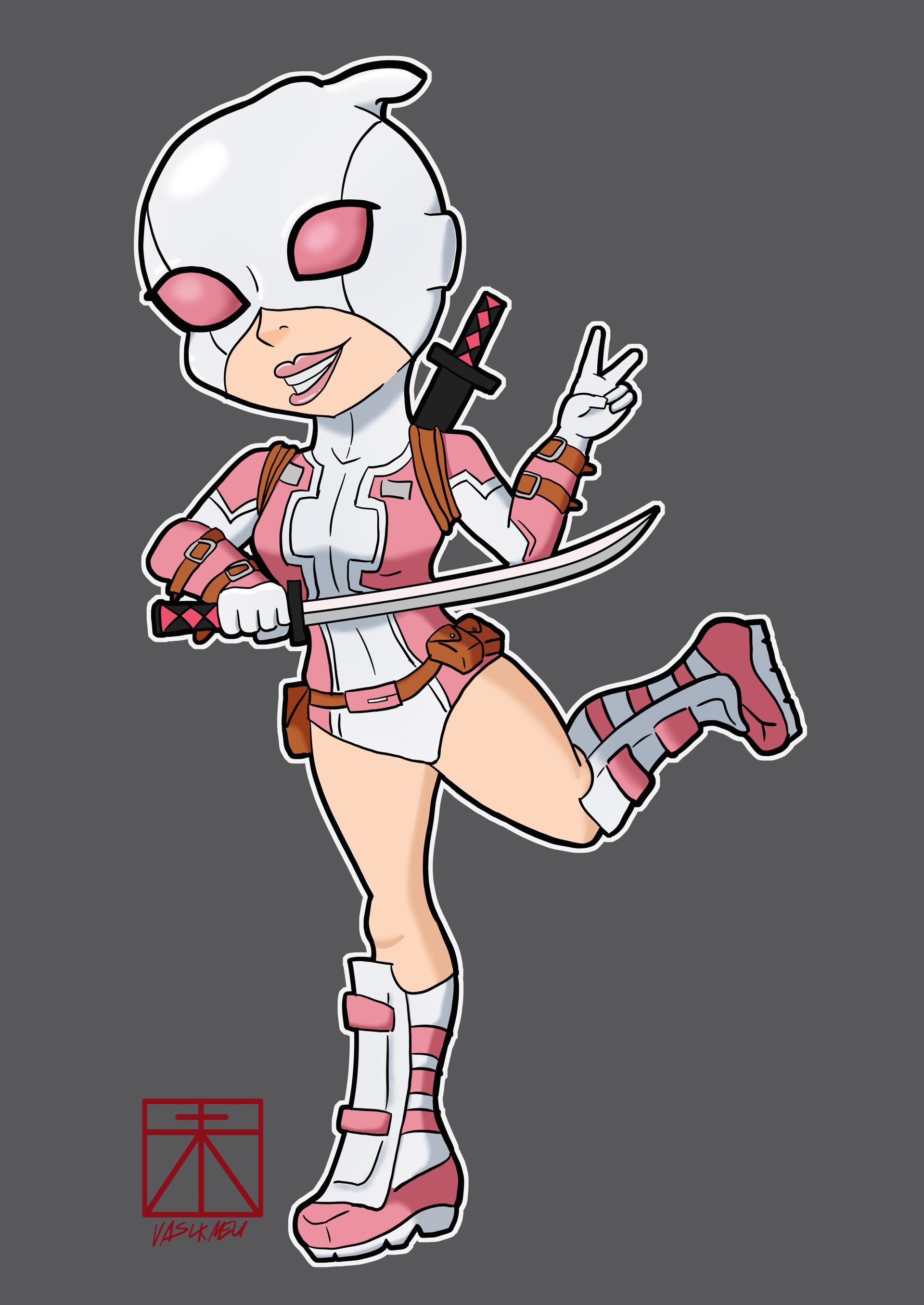 ArtStation - Marvel Fanart: Gwenpoole