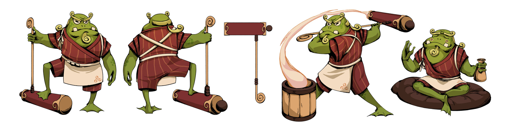 ArtStation - Mochi Frog Character Design