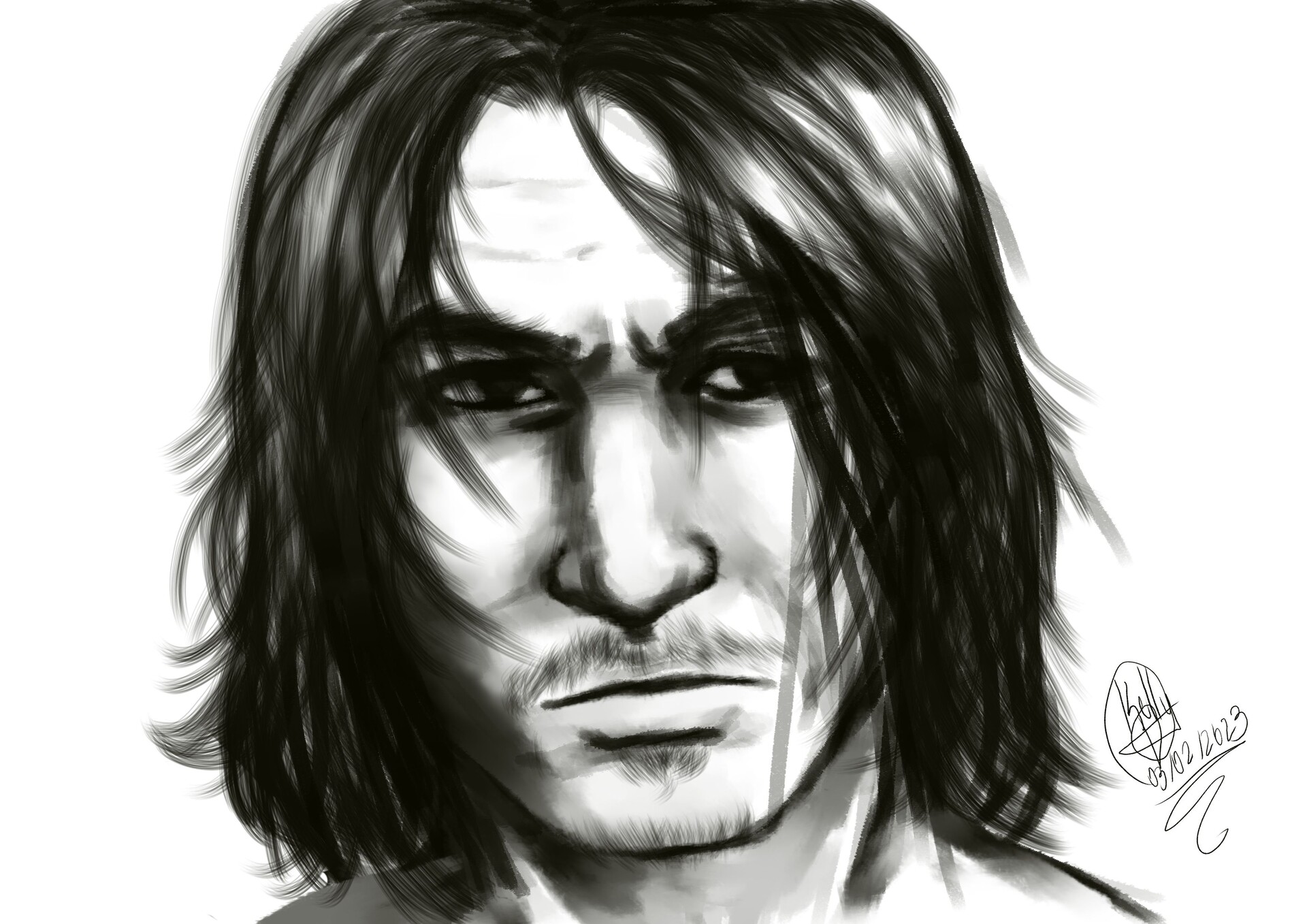 ArtStation - Sketch of a man