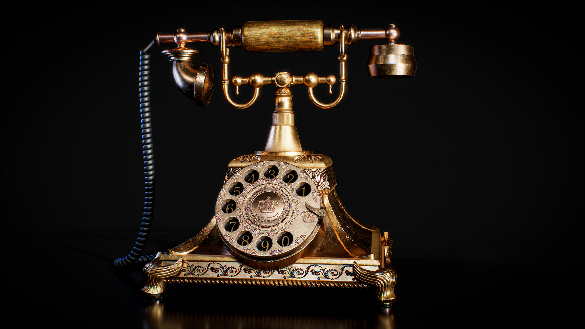 ArtStation - Telephone Victorian Age - Game Ready