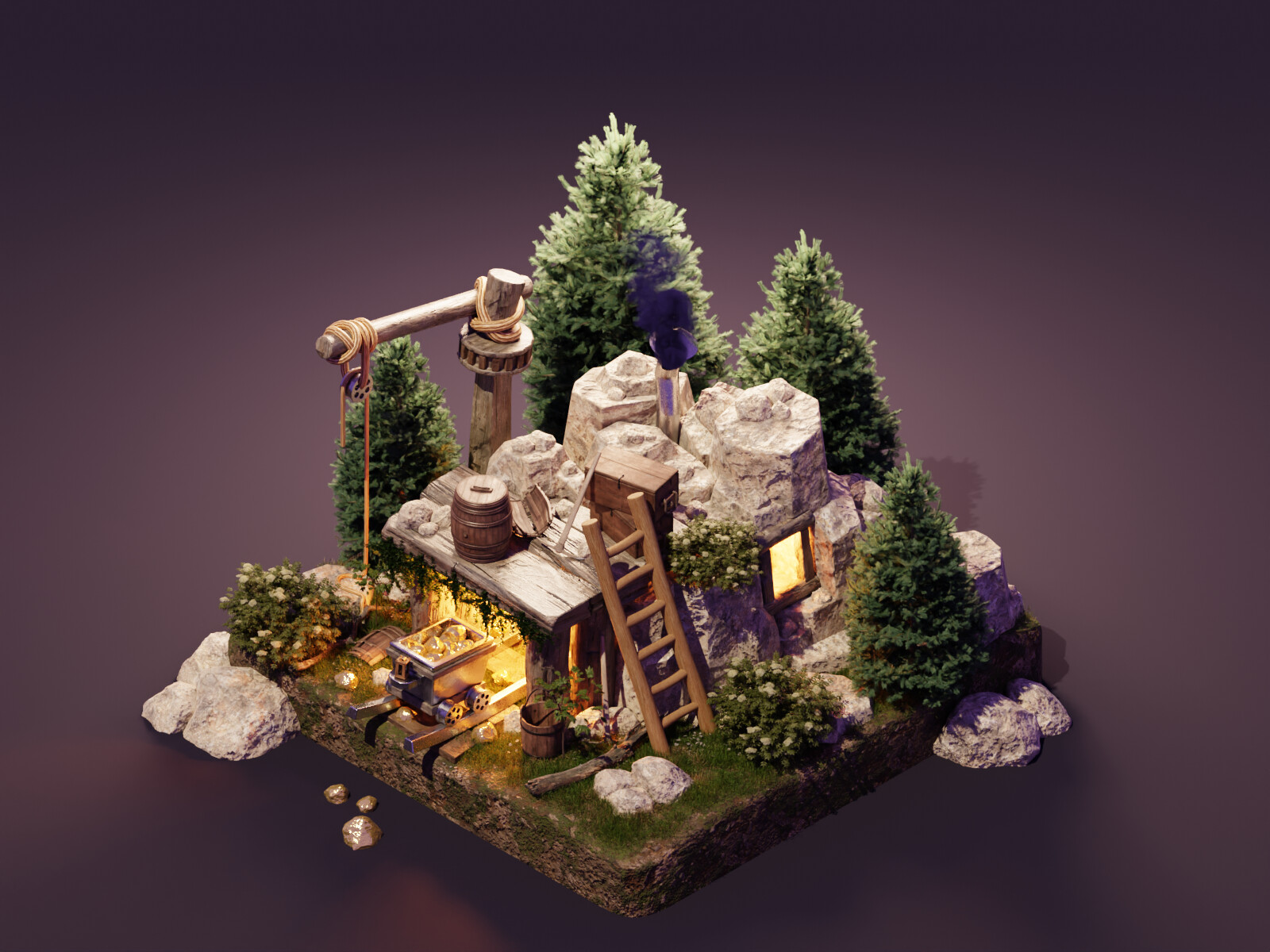 ArtStation - Gold Mine