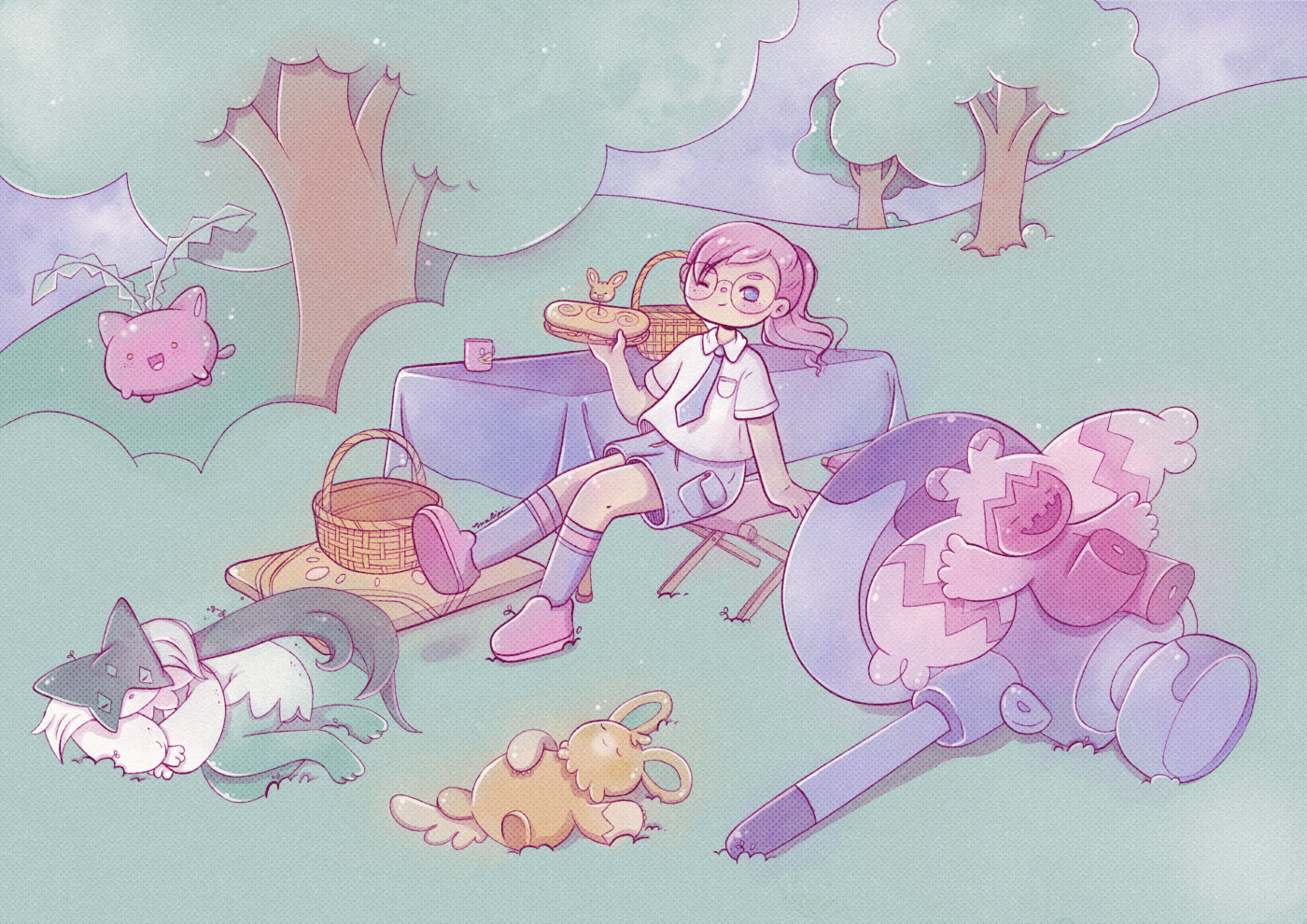 ArtStation - Pokémon Picnic