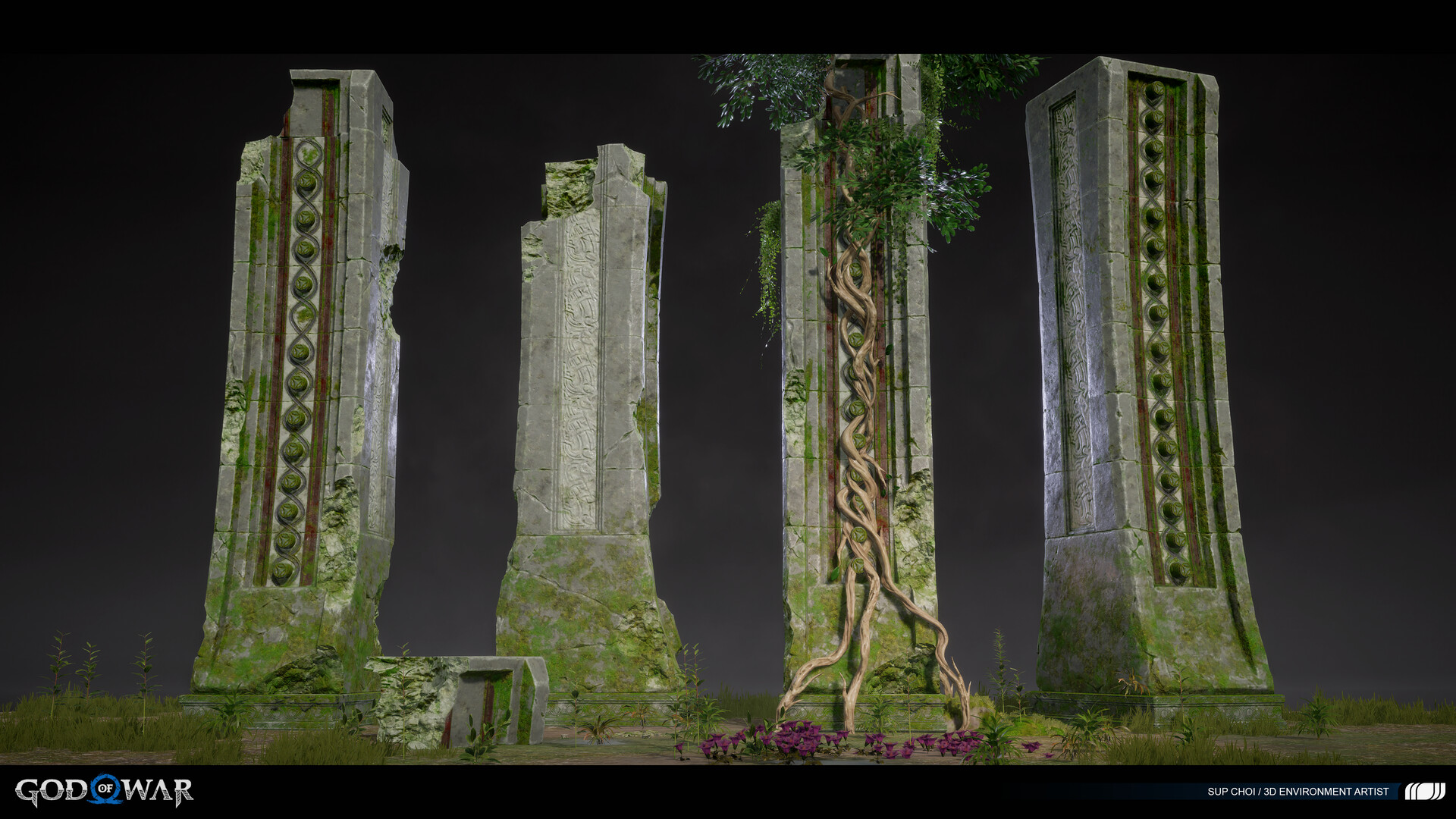 Sup Choi - God of War Ragnarok - Vanaheim Assets