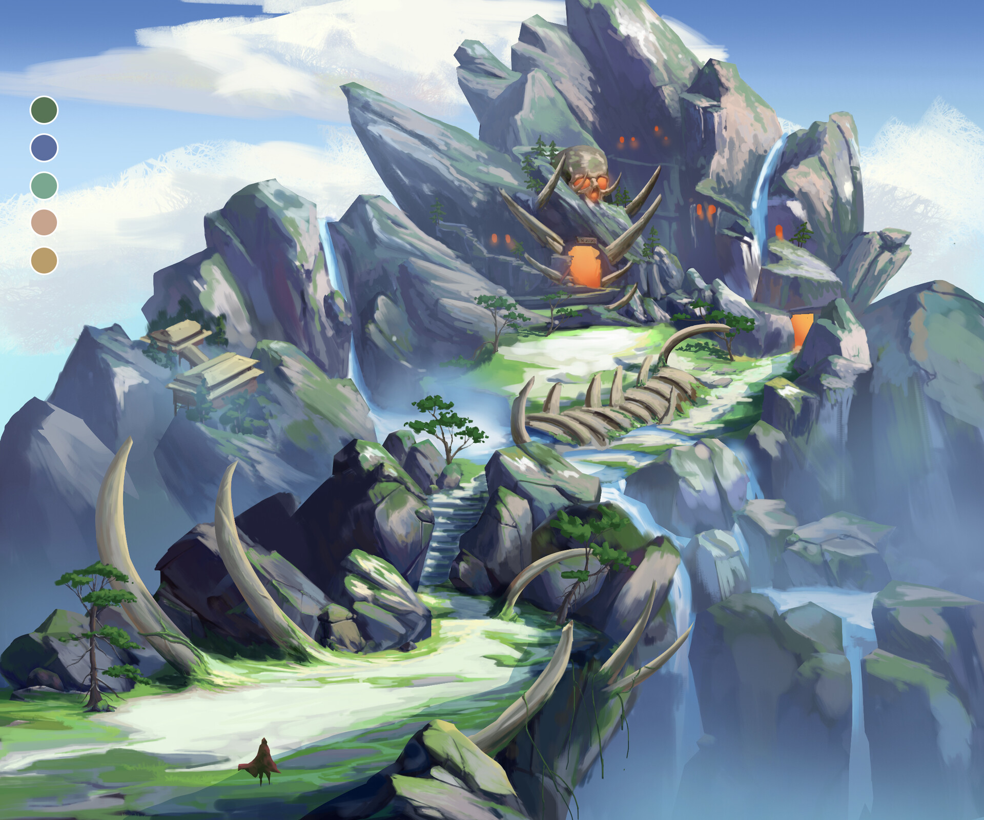 ArtStation - Stone cave