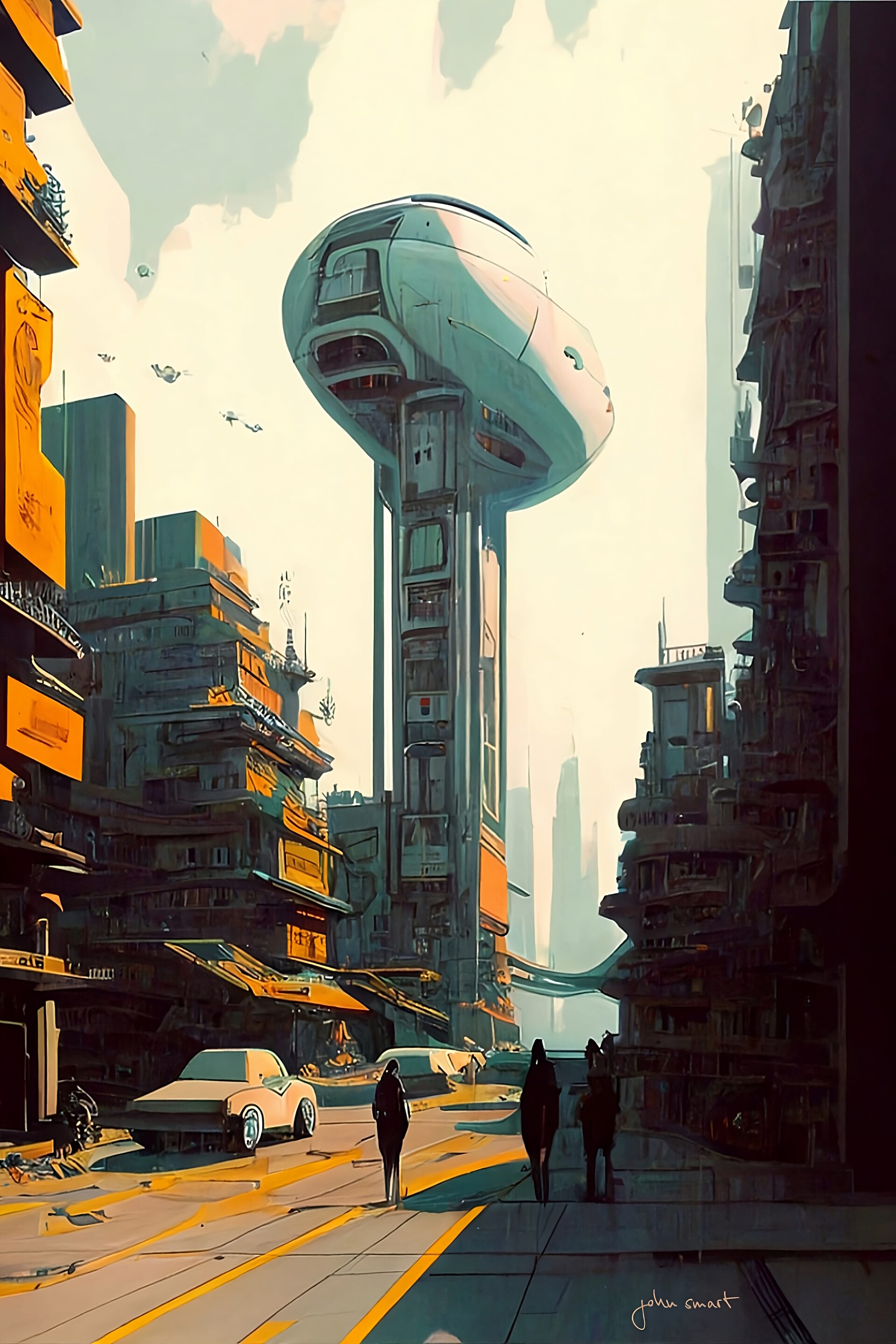 ArtStation - one of a hundred millions, john smart, midjourney_ai 2022