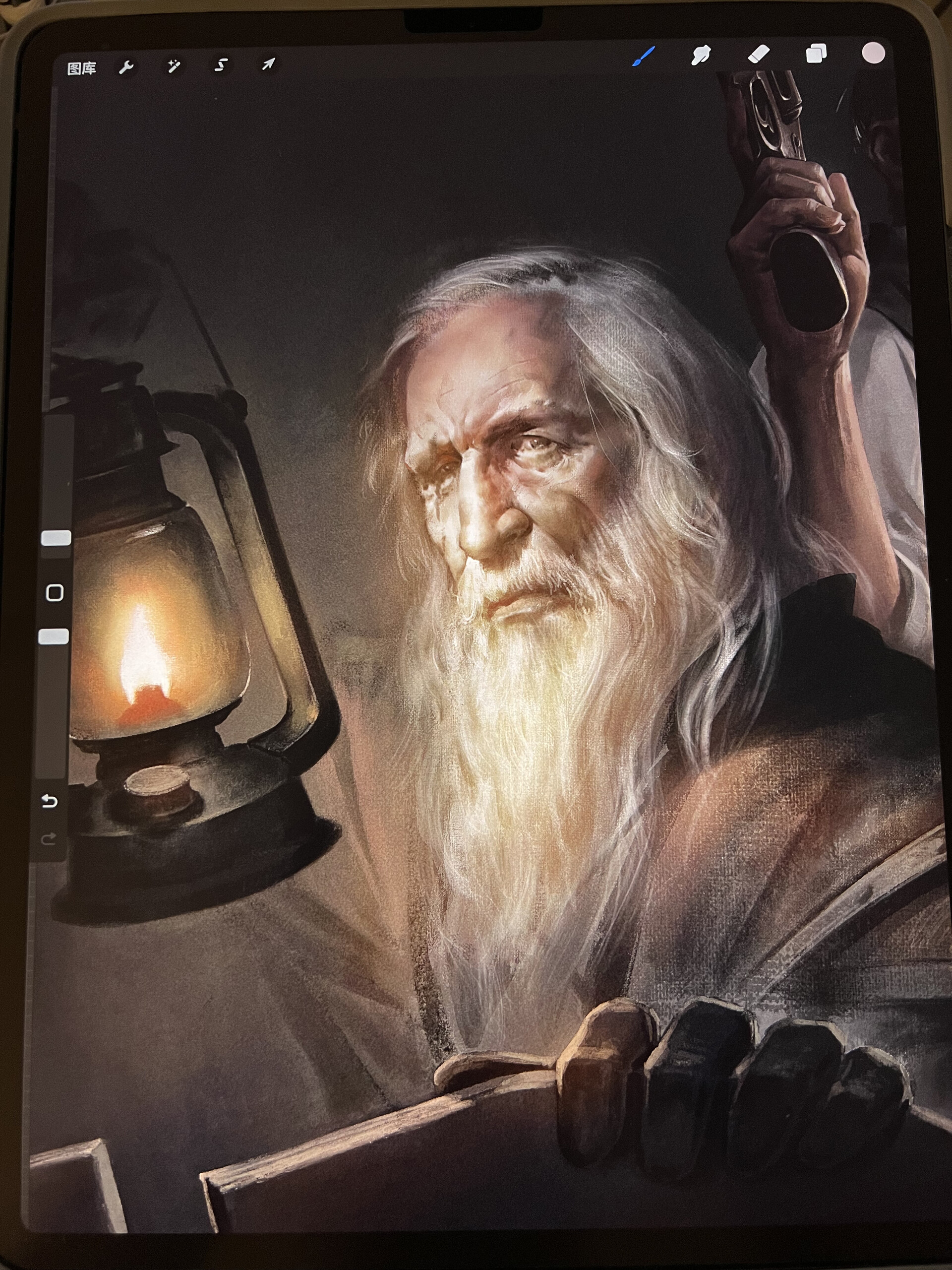 ArtStation - procreate-Old man