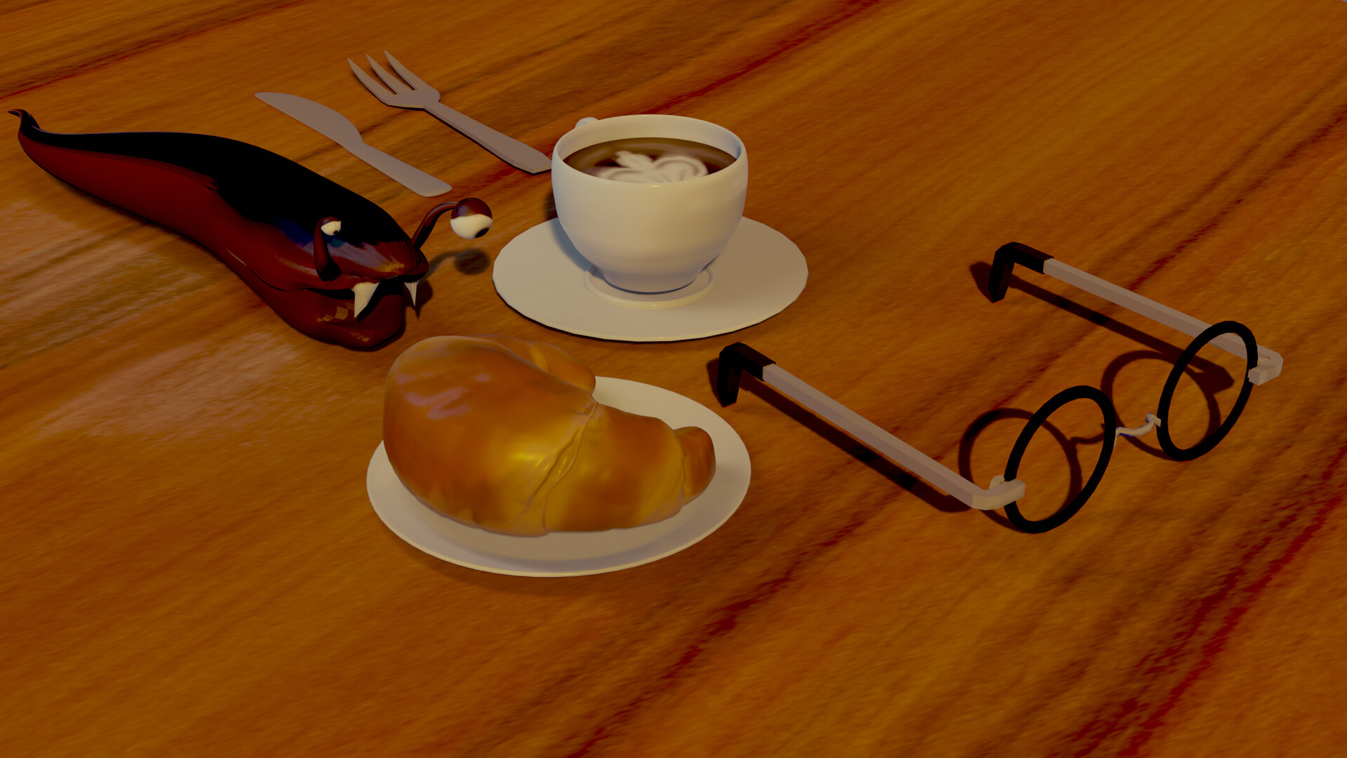 ArtStation - Cafe Scene