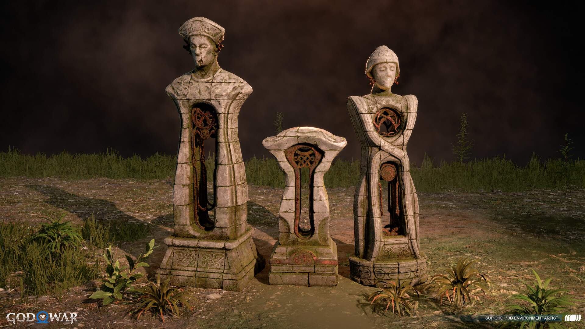 Sup Choi - God of War Ragnarok - Vanaheim Assets