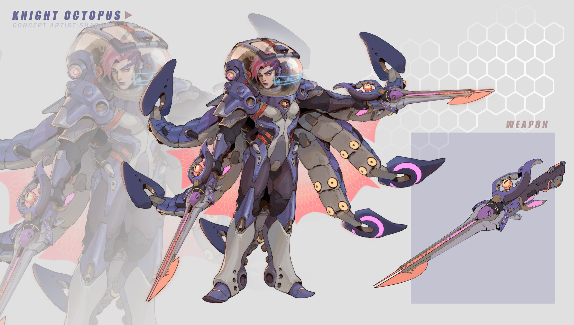 ArtStation - Knight Octopus