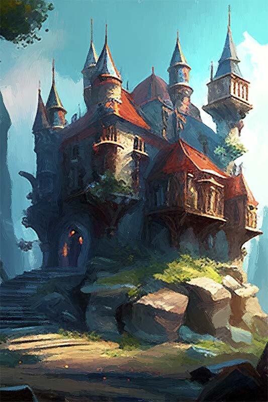 ArtStation - Fantasy castle