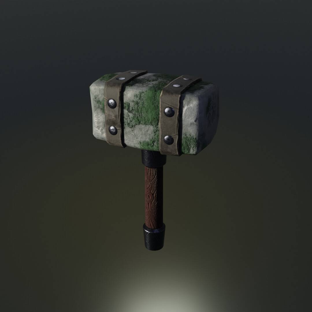 ArtStation - Stylized Hammer (game ready)