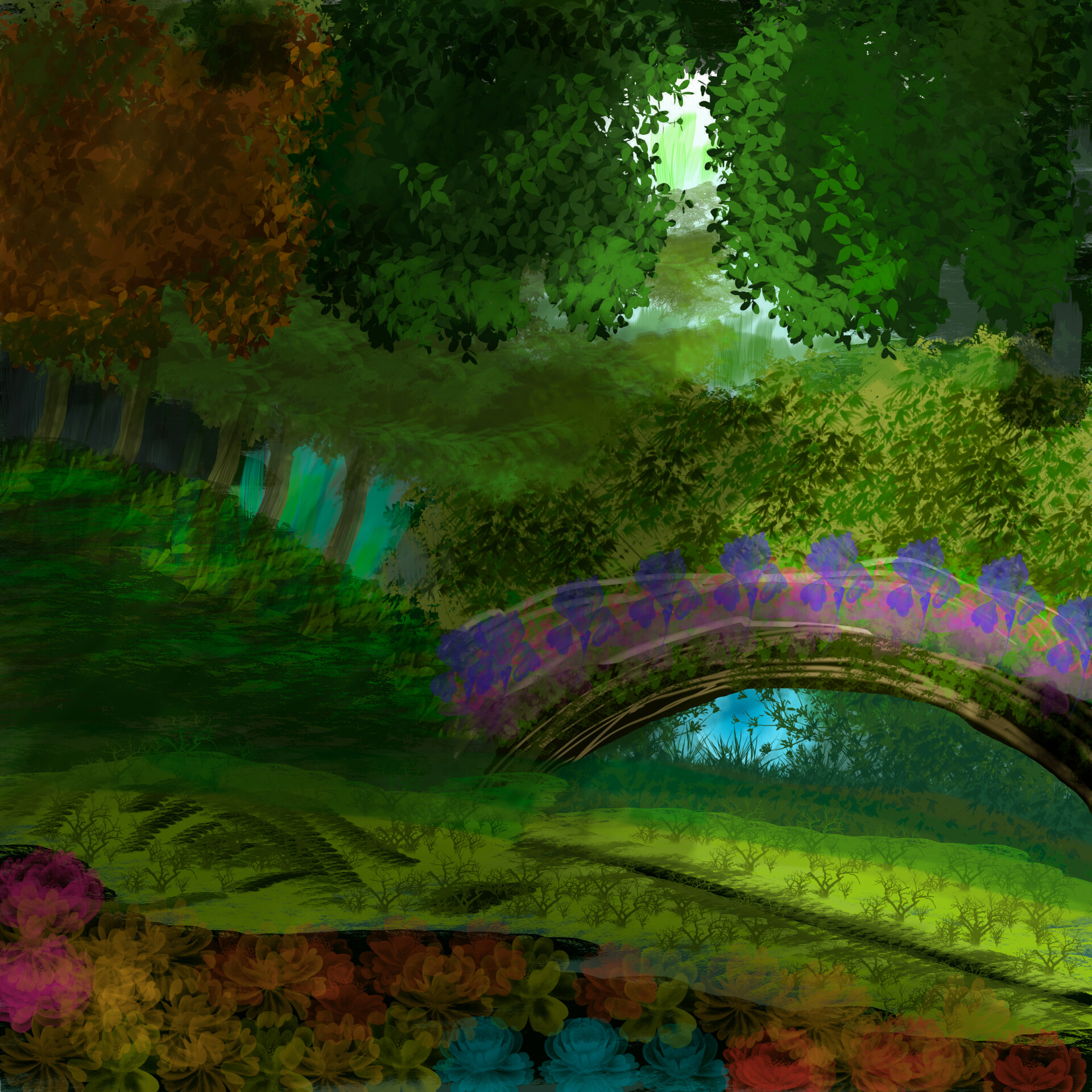 ArtStation - A bridge to a fairy tale