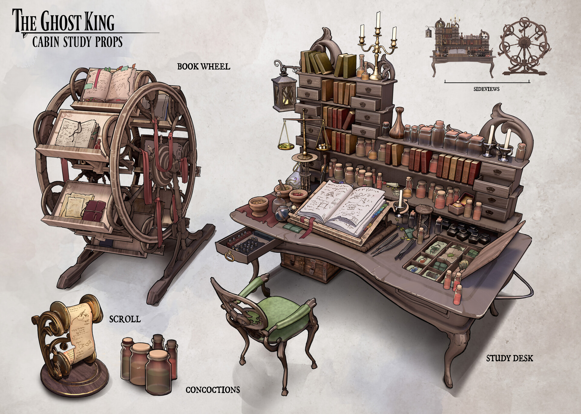 Richard PL - Caitha's Study Props - Ghost King
