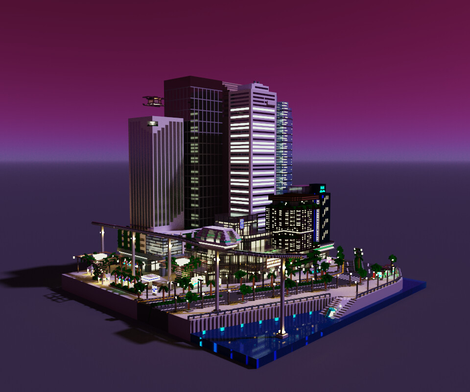 ArtStation - Voxel City
