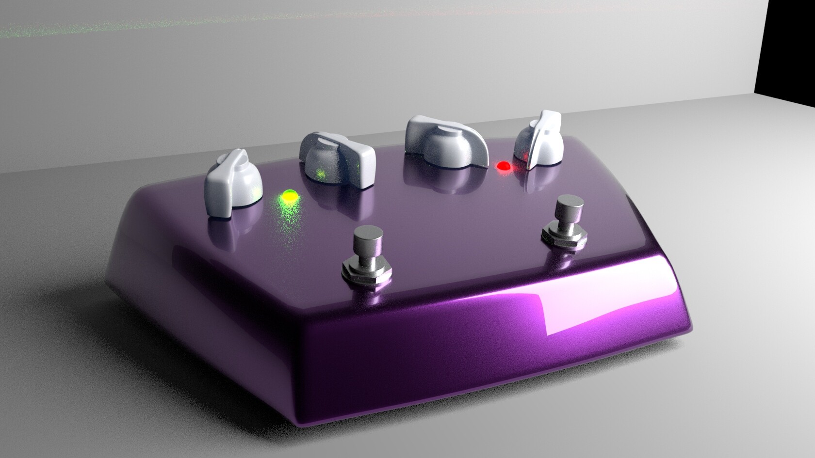 ArtStation - Guitar pedal 3D model