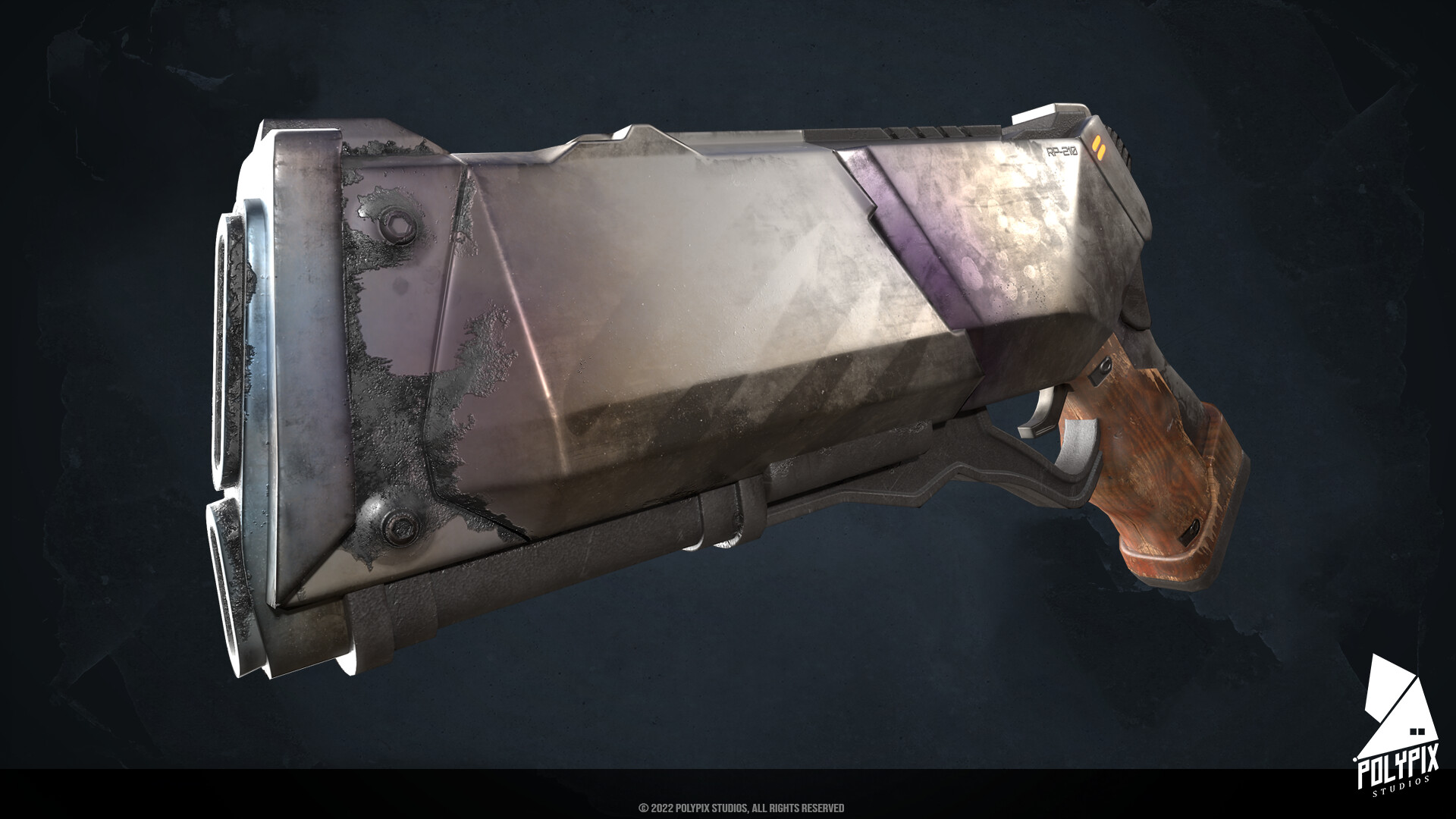 POLYPIX STUDIOS - Polypix Studios - Scifi Pistol