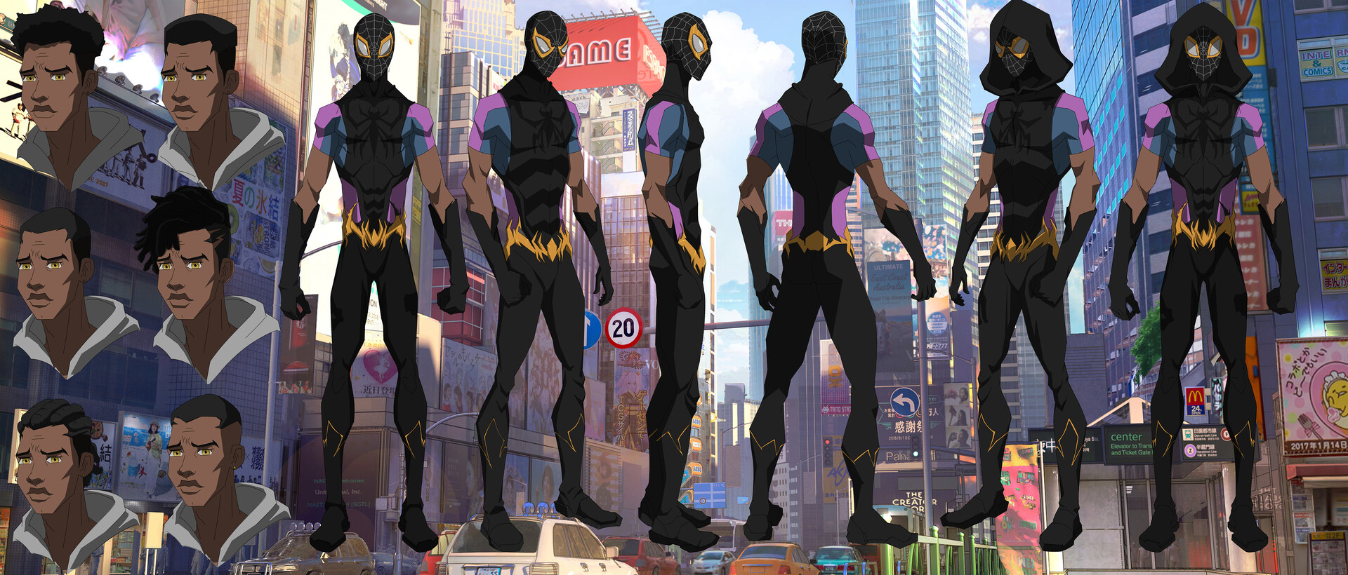 ArtStation - Miles Morgan "Spiderman" Variant