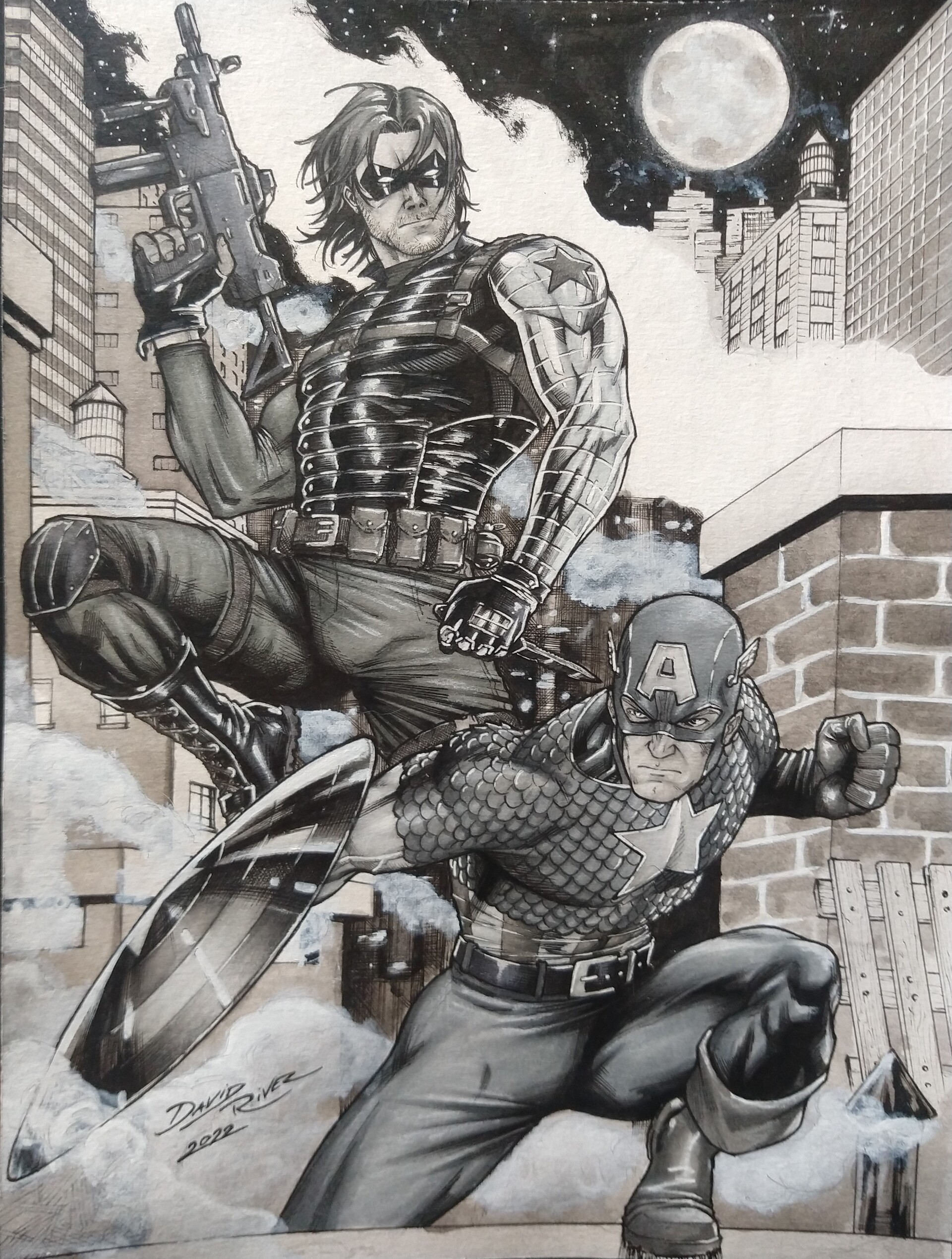 captain america winter soldier bucky coloring pages