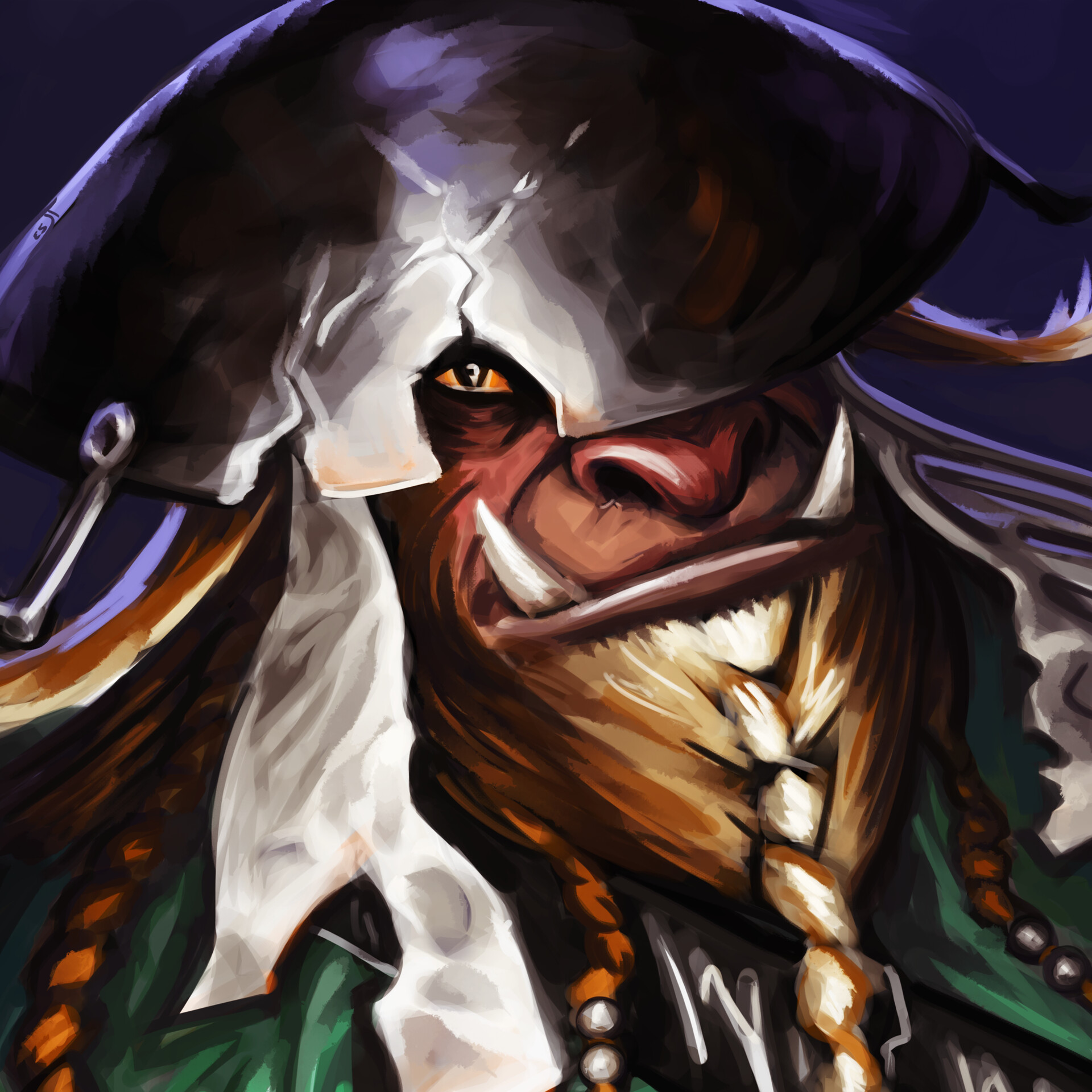 Artstation Bugbear Monk Portrait