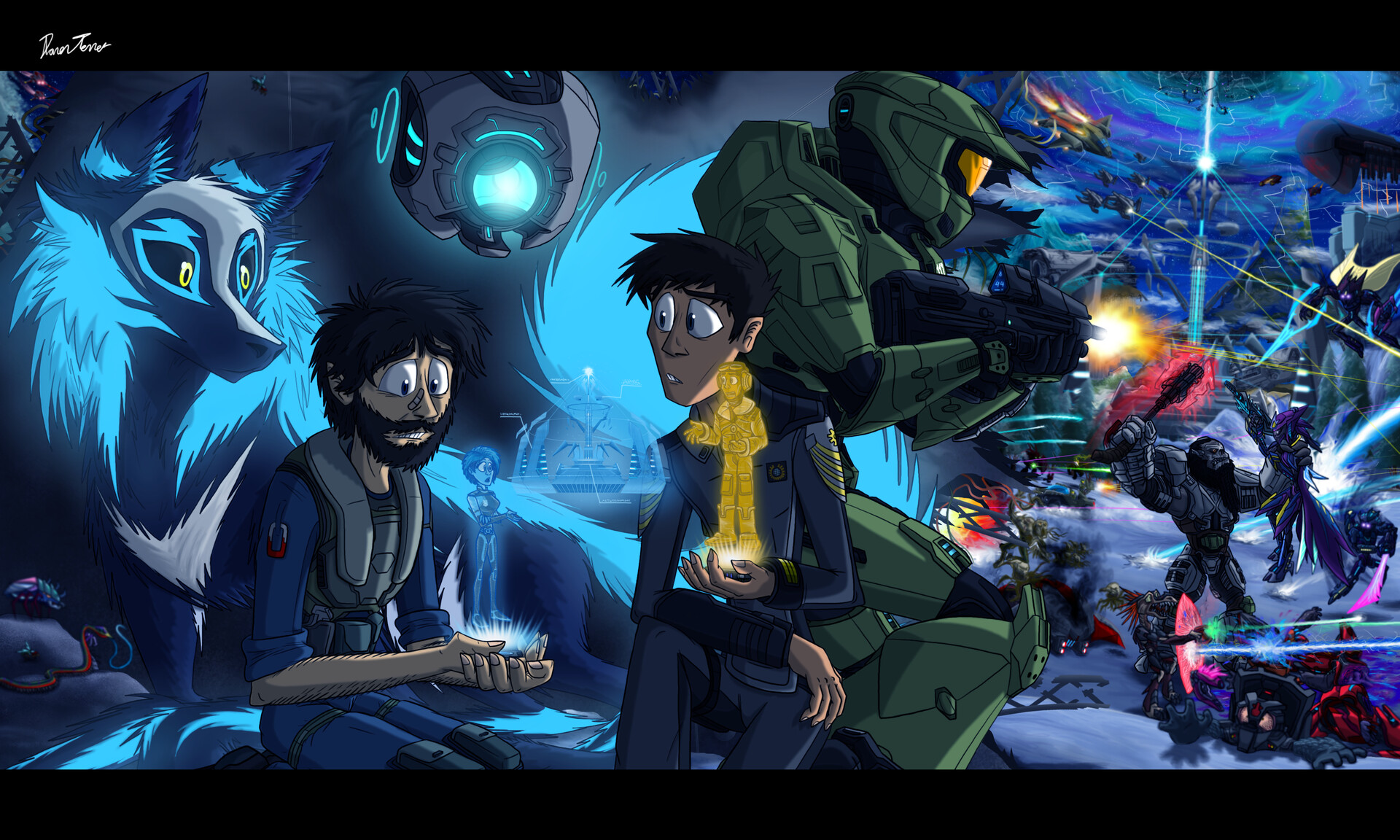 Dream Activities - The Final War (HALO Infinite DLC fan art)