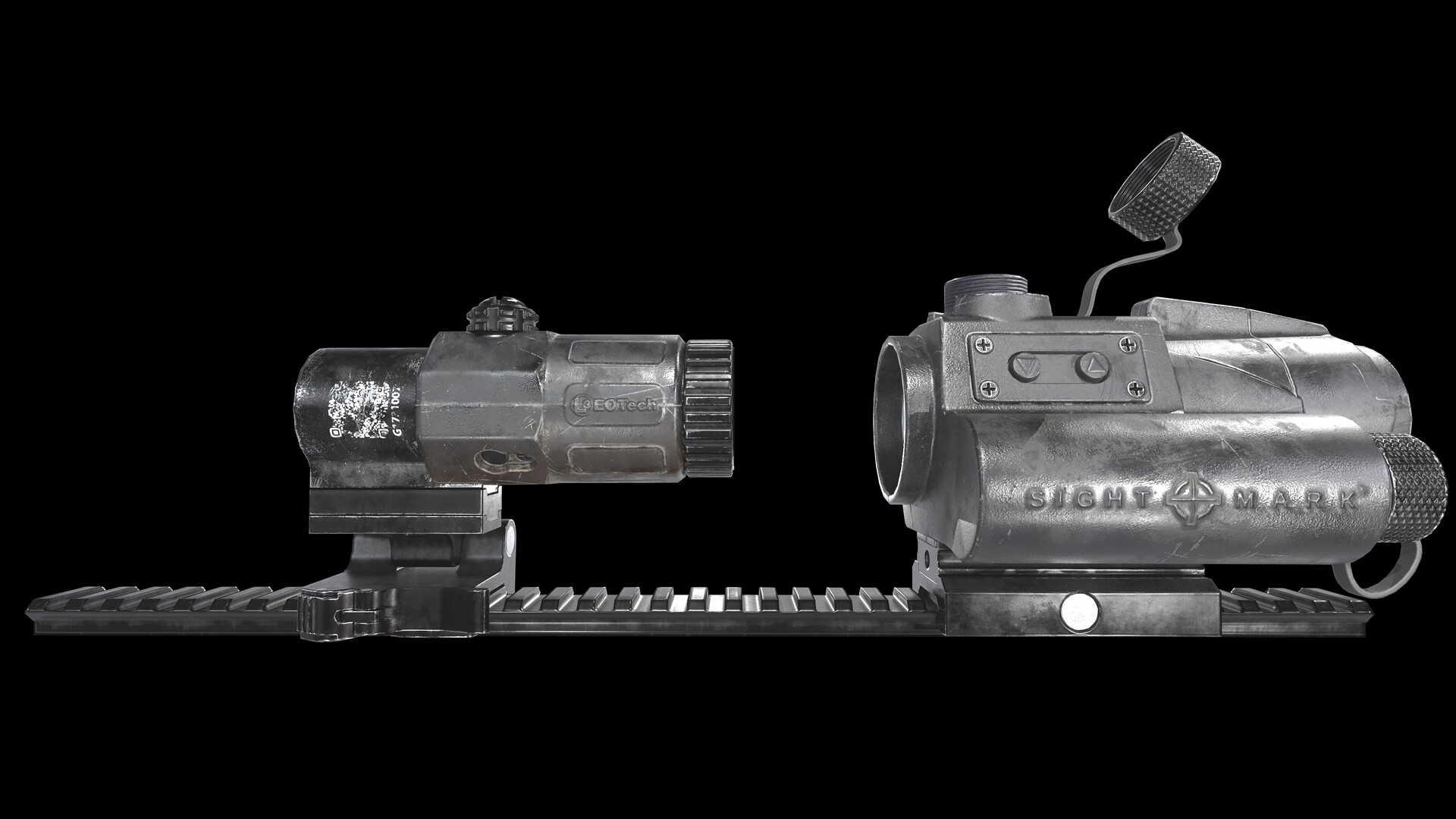 ArtStation - Sightmark Wolverine CSR & EOTech G33 STS