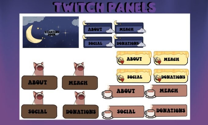 ArtStation - Twitch panels