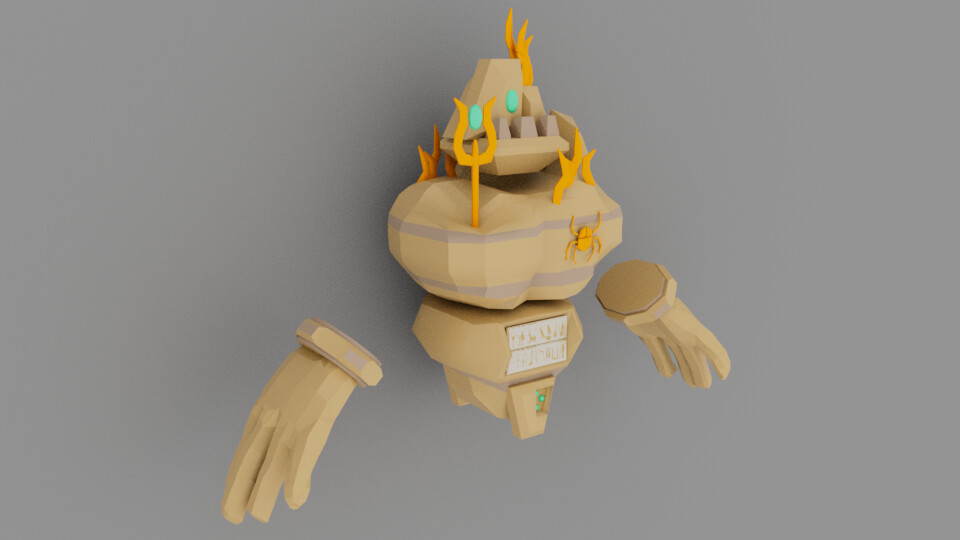 ArtStation - Desert Golem