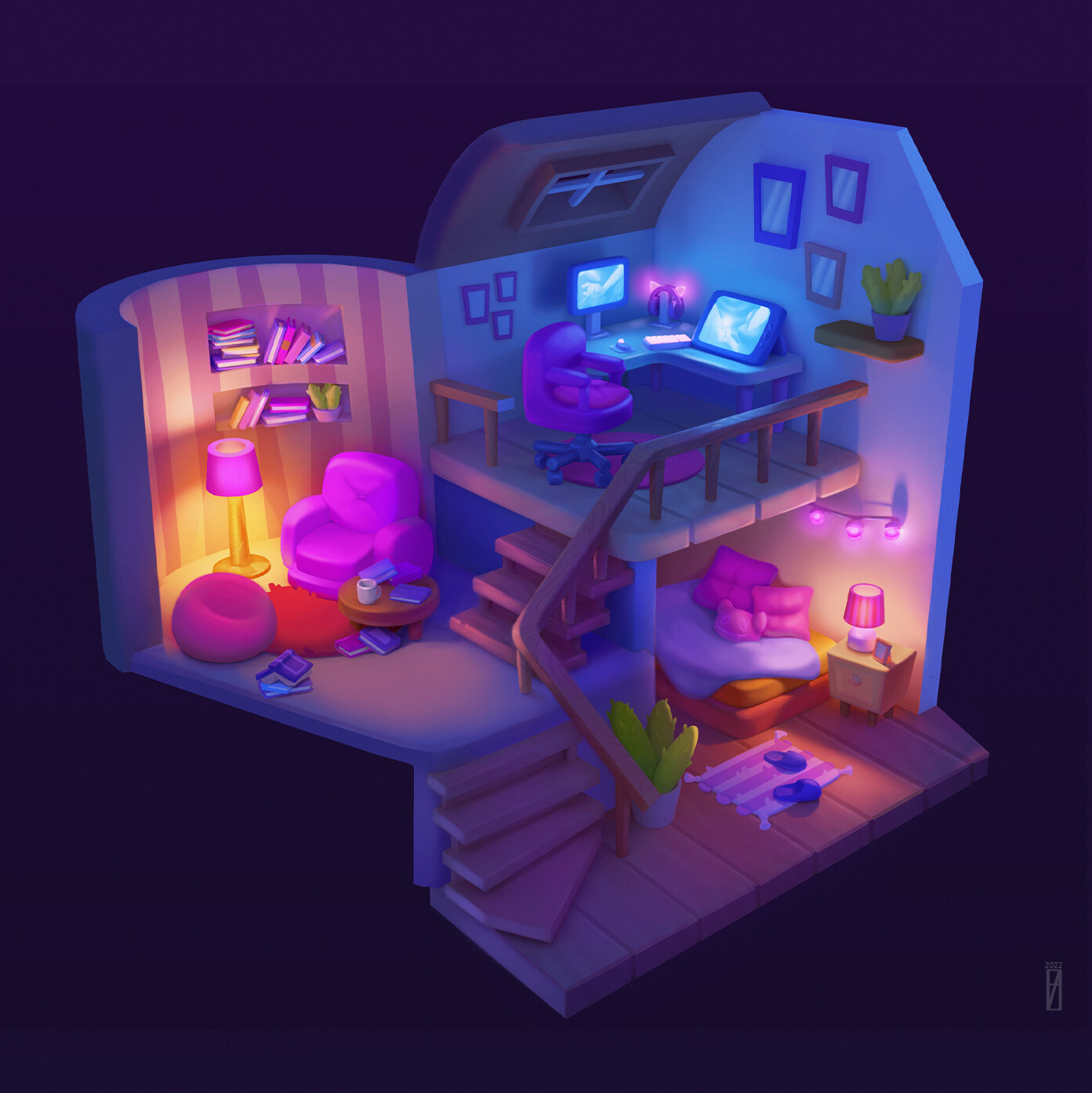 ArtStation - cozy house